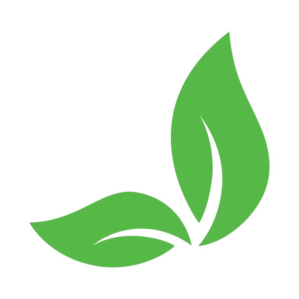 leaves logo vector isolated on white background Free Vector 25361576 Vector Art at Vecteezy