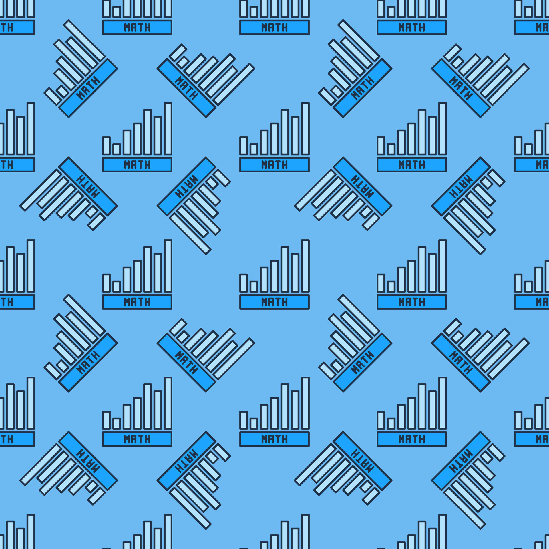 Math Bar Graph Vector Mathematics Blue Seamless Pattern 25361653 Vector Art At Vecteezy