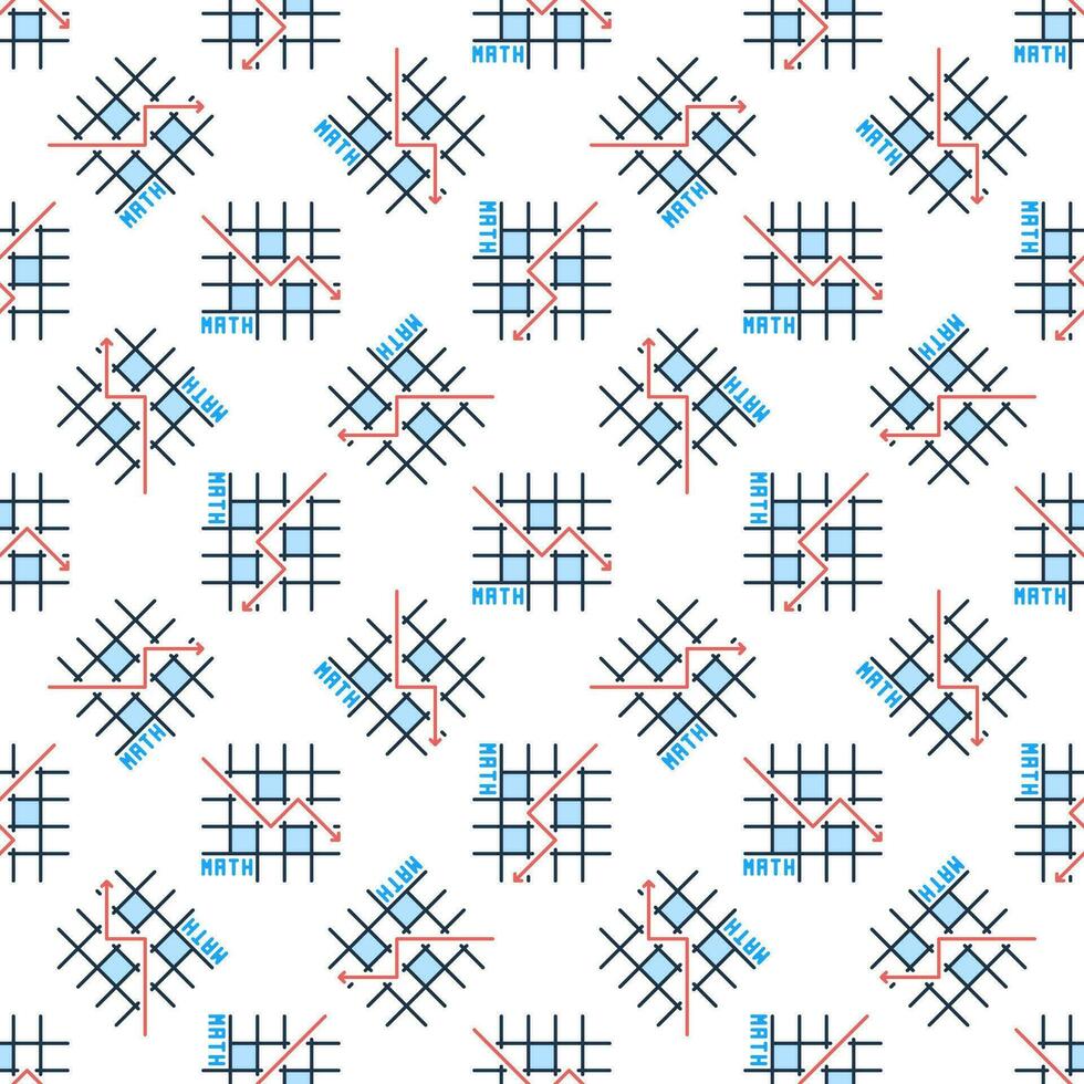 Mathematics Graph vector Math concept modern seamless pattern 25361658 ...
