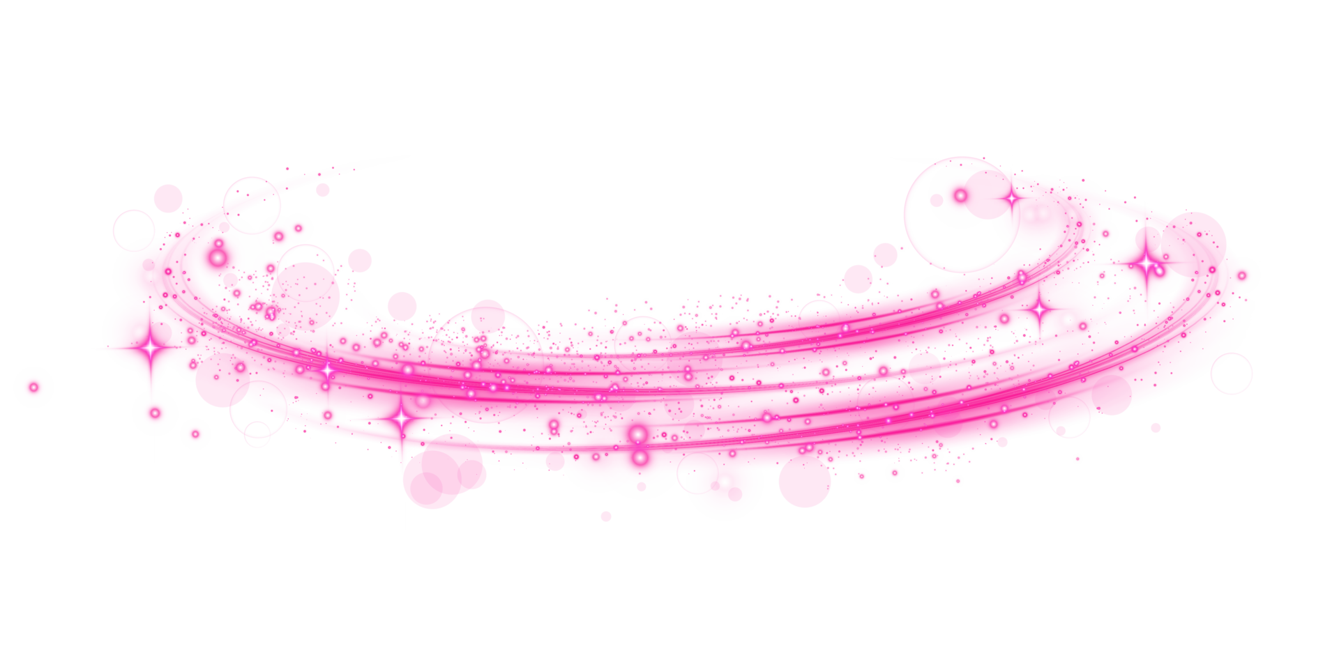 Pink magic spirals with sparkles. Pink light effect. Glitter particles ... Pink magic spirals with sparkles. Pink light effect. Glitter particles ...