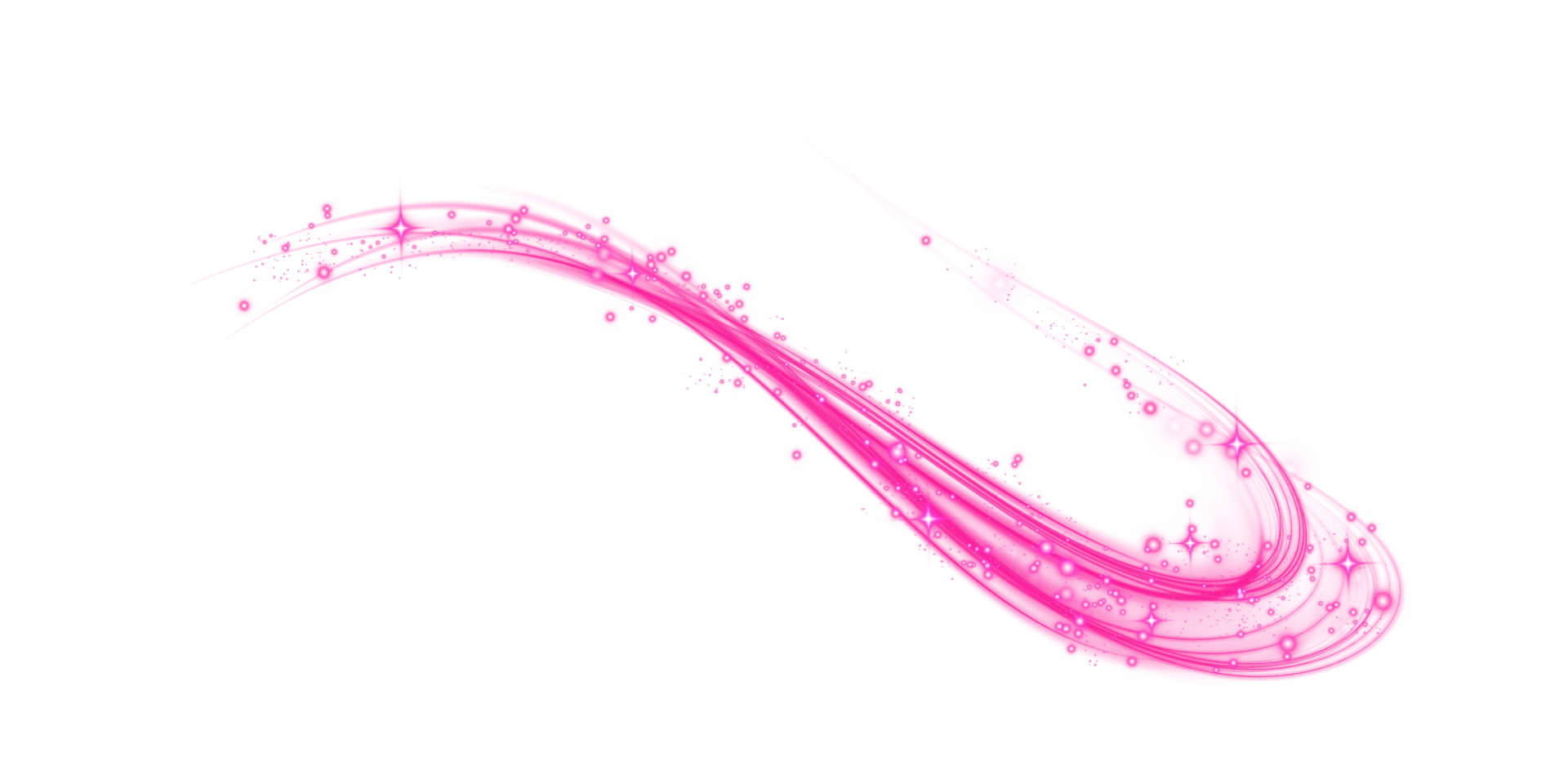 Pink magic spirals with sparkles. Pink light effect. Glitter particles ... Pink magic spirals with sparkles. Pink light effect. Glitter particles ...