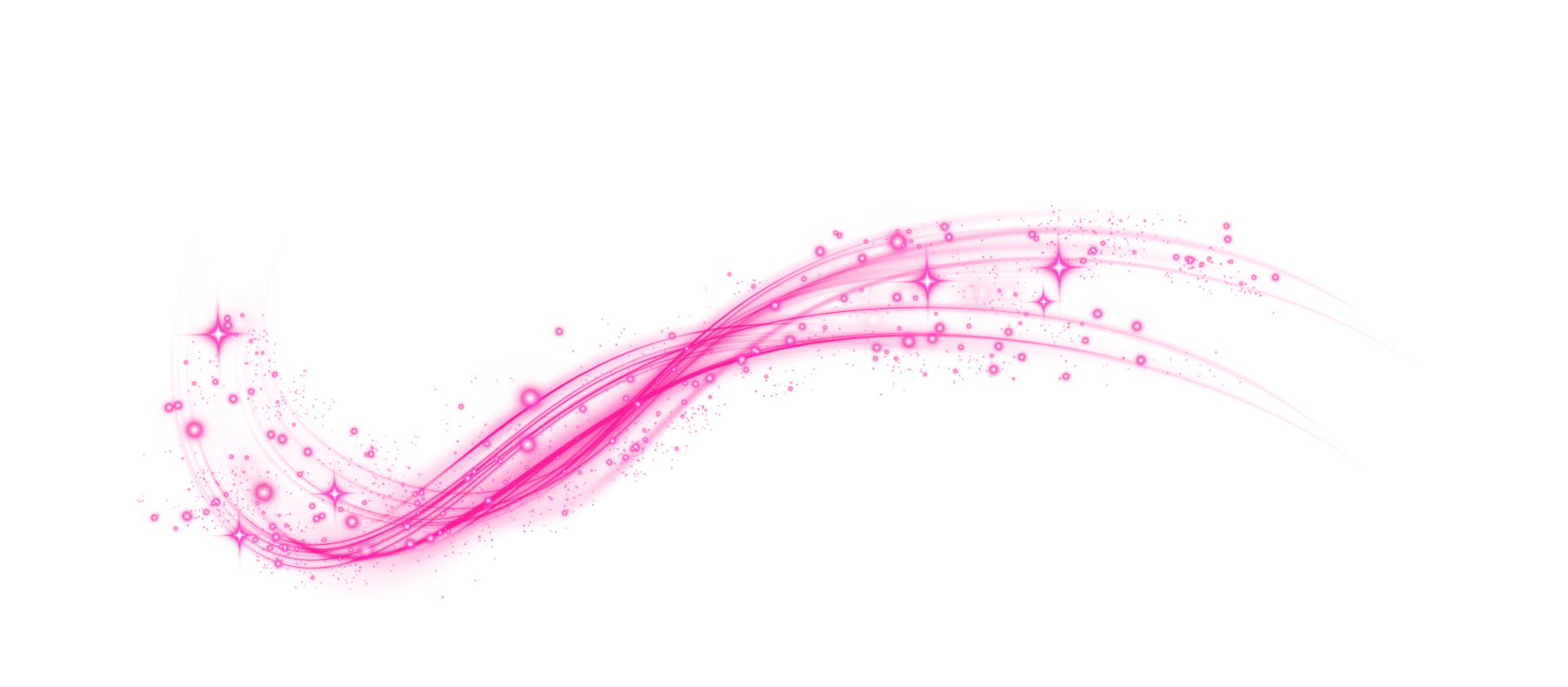 Pink magic spirals with sparkles. Pink light effect. Glitter particles ... Pink magic spirals with sparkles. Pink light effect. Glitter particles ...
