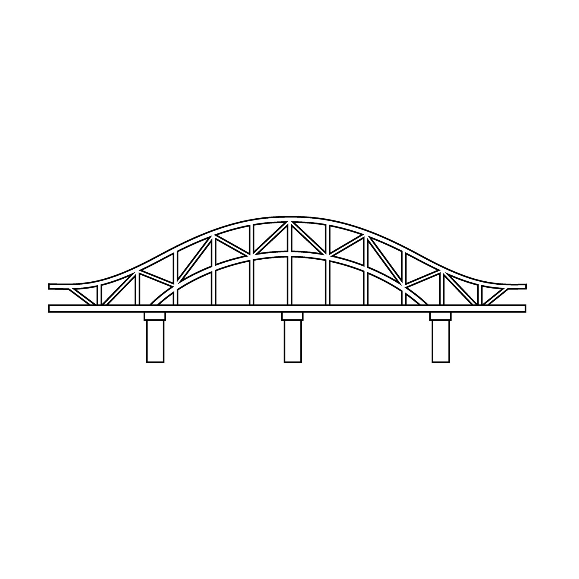 Bridge icon vector. Bridge icons, Various bridges illustration symbol collection. 25365550 ...