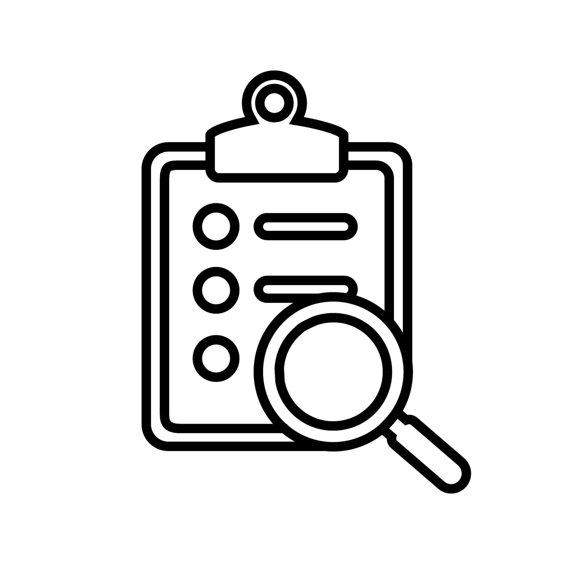 Check Vector Icon Inspection Illustration Symbol Testing Symbol