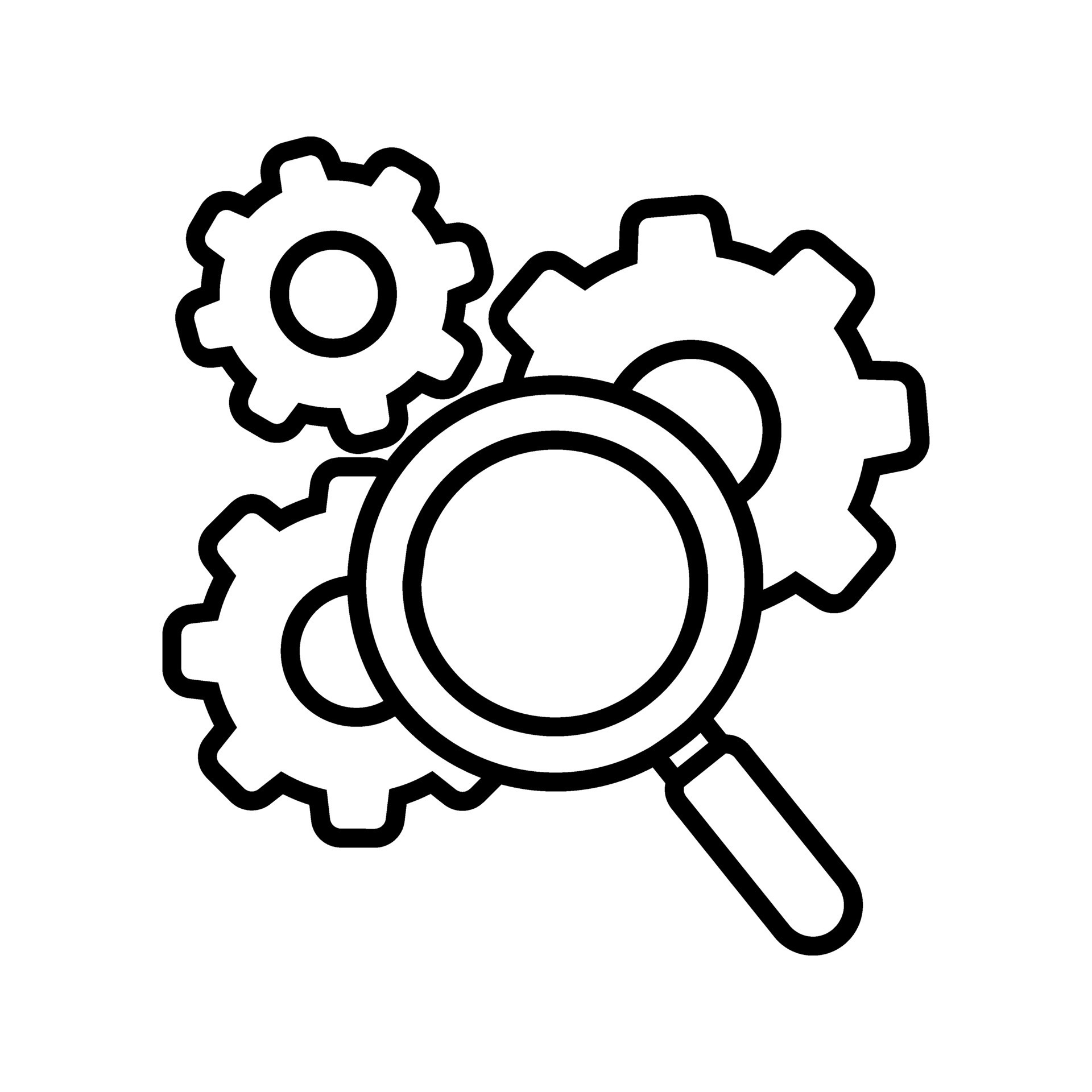 Check Vector Icon Inspection Illustration Symbol Testing Symbol