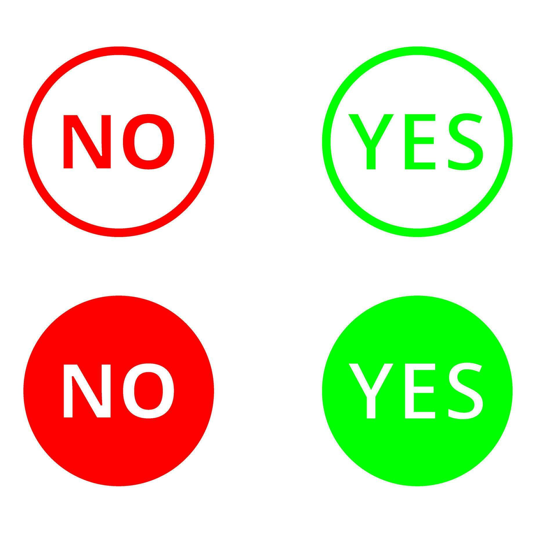 Ok vector icon set. Check mark illustration sign collection. Yes and no symbol or logo. 25365906 ...