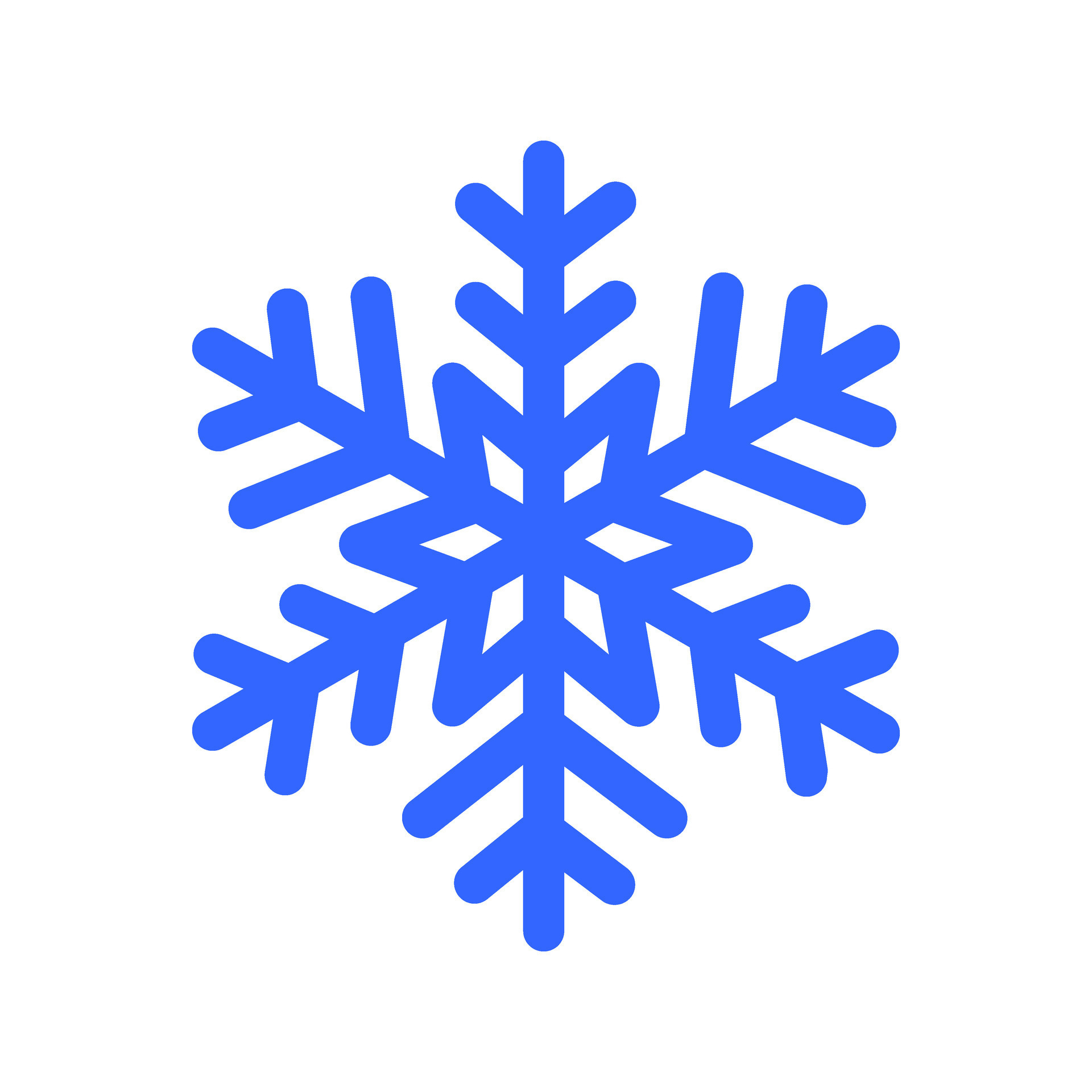 Snowflake Icon Vector Winter Illustration Sign Snow Symbol New Year Logo 25366106 Vector Art