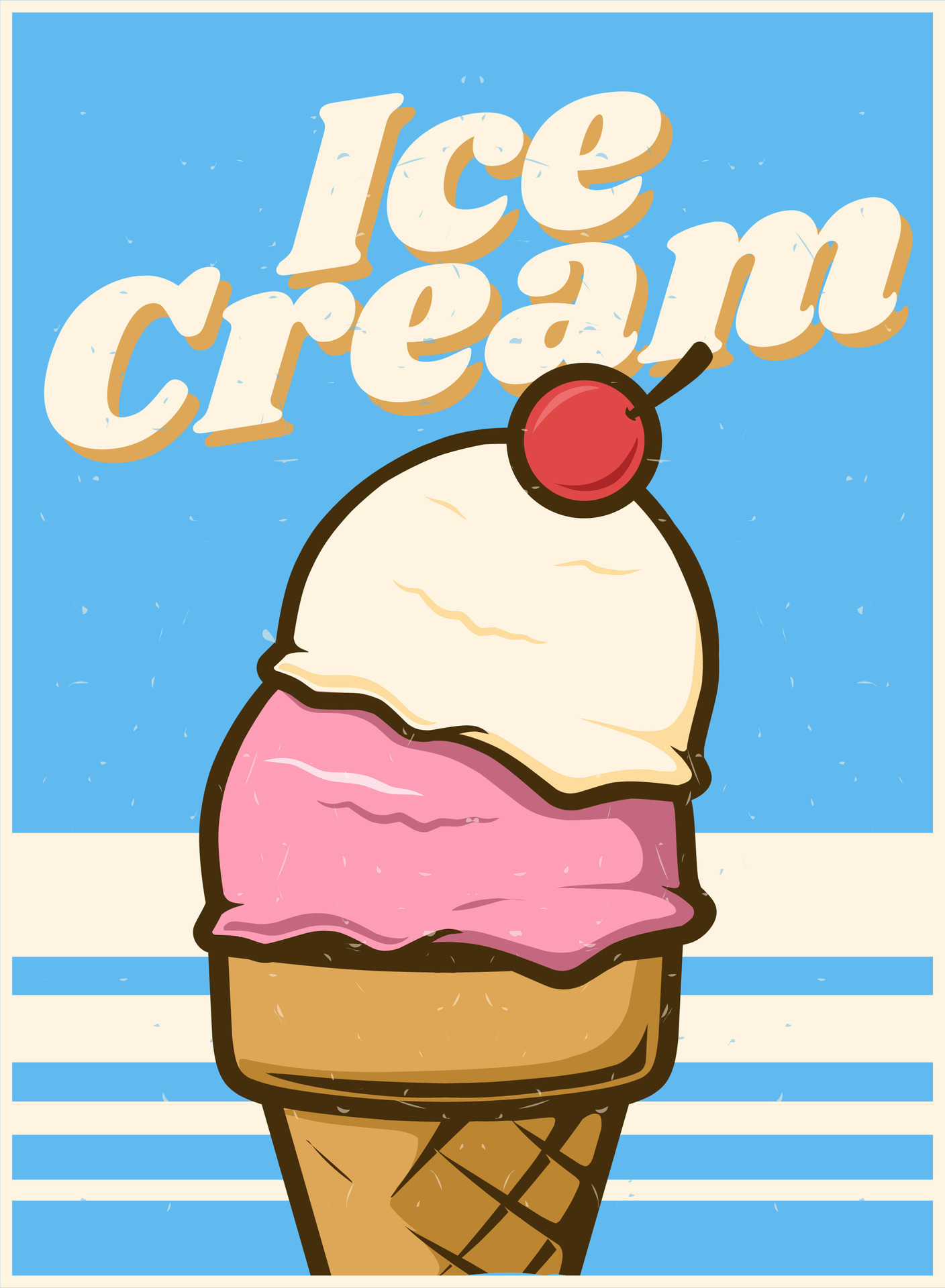 ice cream poster design for print 25366664 Vector Art at Vecteezy ice cream poster design for print 25366664 Vector Art at Vecteezy