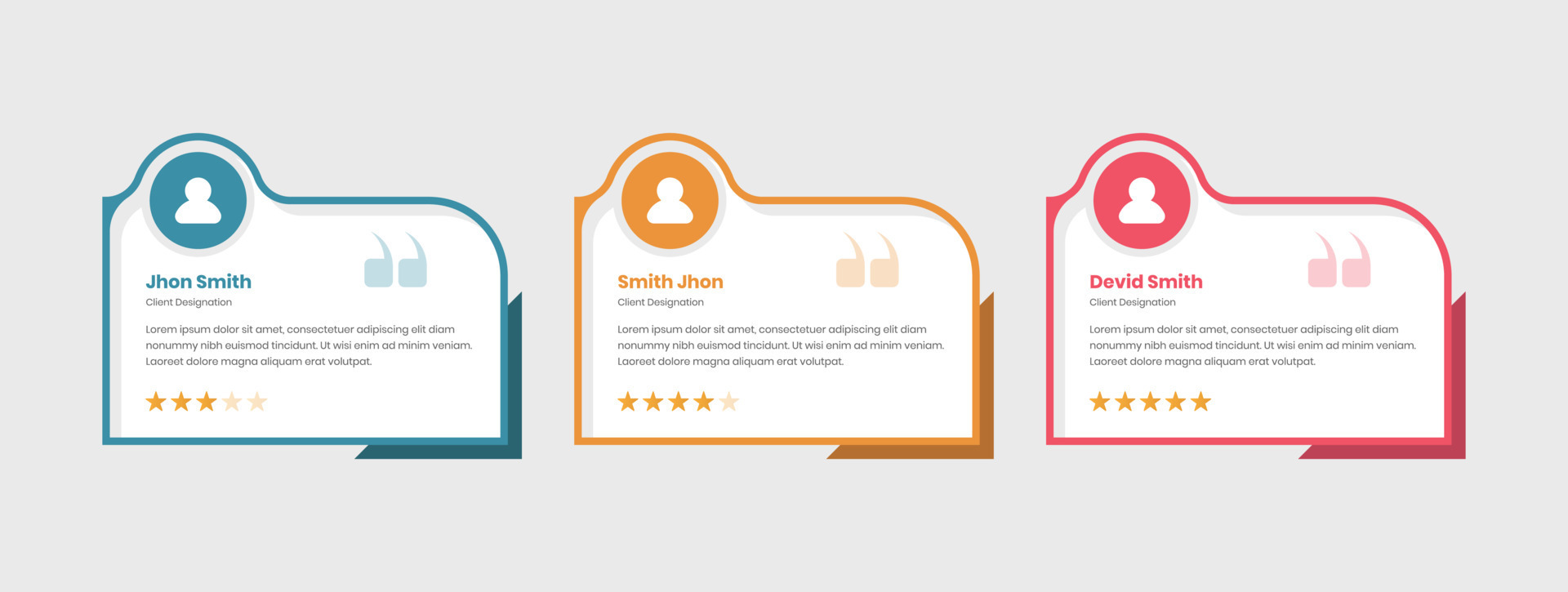 Minimalist customer feedback ui card with abstract shape 25371940 ... Minimalist customer feedback ui card with abstract shape 25371940 ...