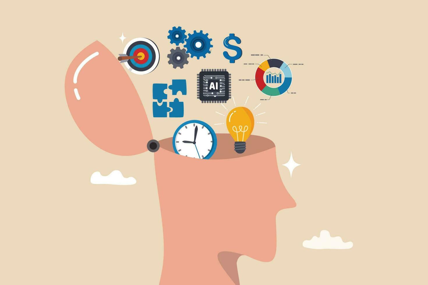 Learn new skills, knowledge or ability to work achieve success, new ...