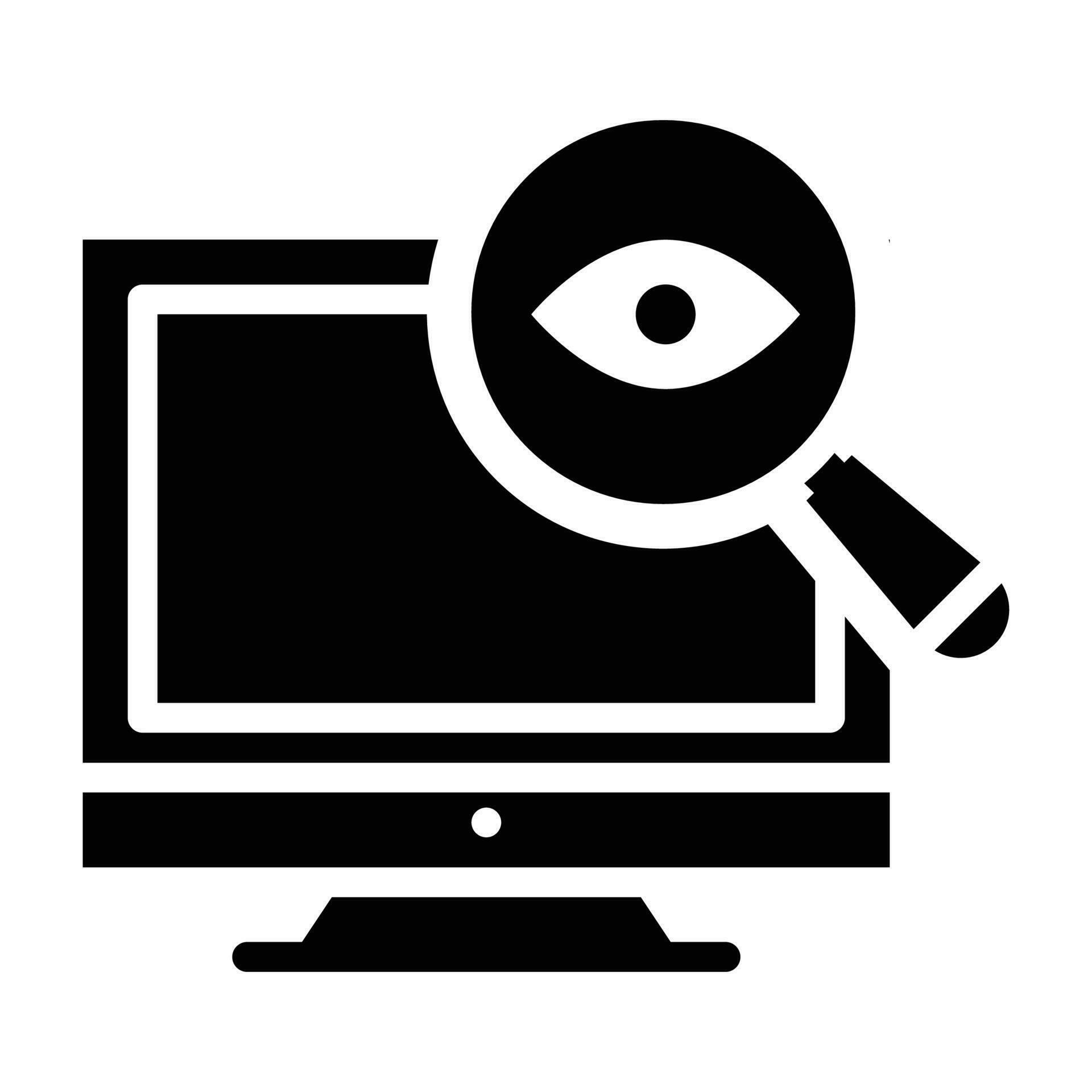 System Watcher Vector Solid icon. EPS 10 File 25372175 Vector Art at Vecteezy