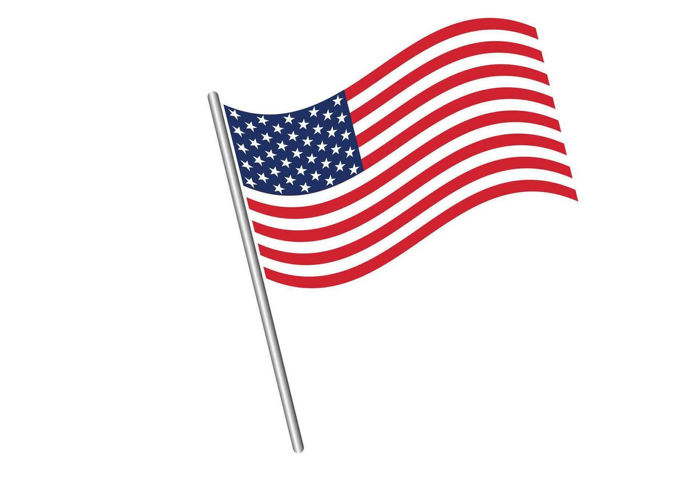 American Flag Images-vector free download 25372675 Vector Art at Vecteezy