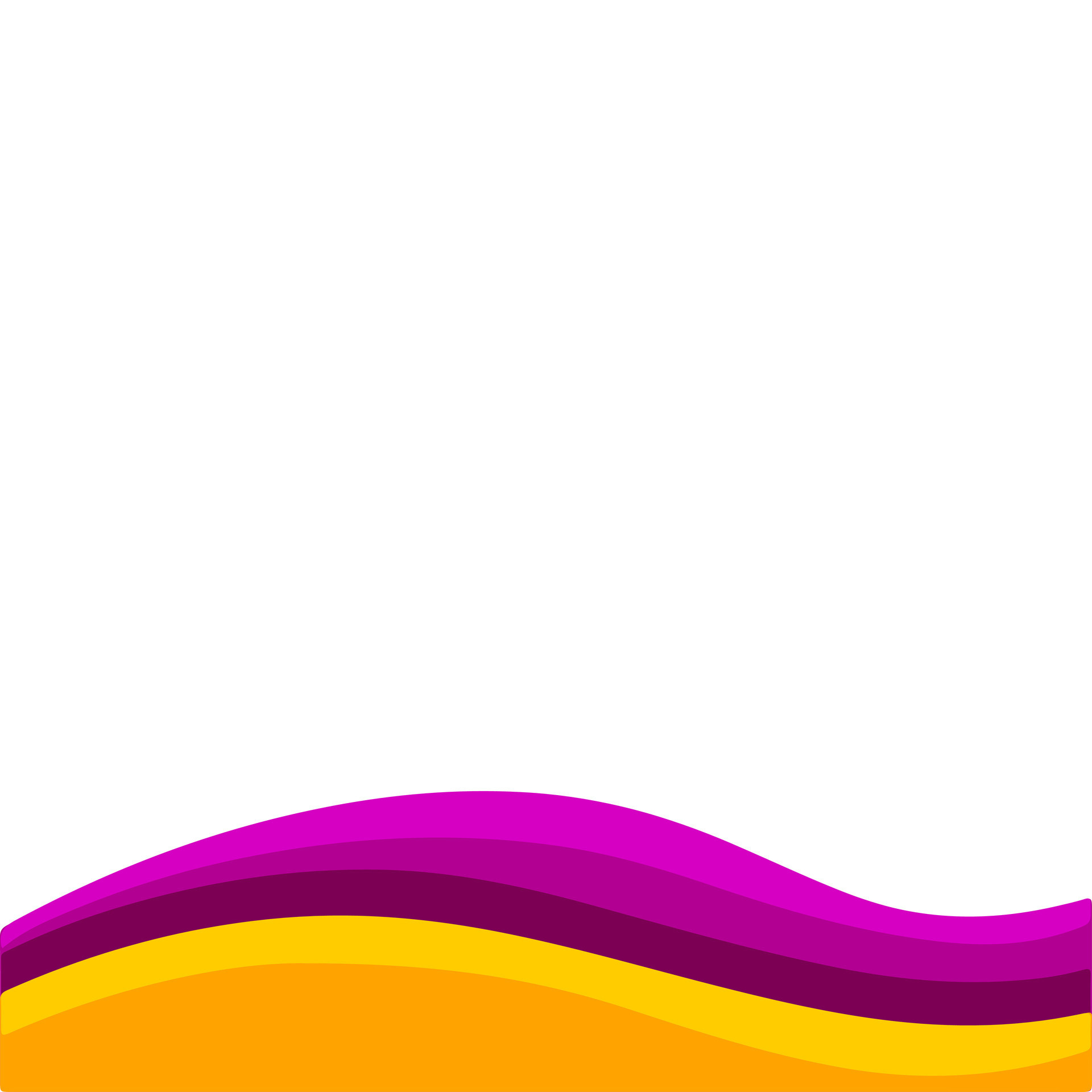 Vector Abstract Colorful Flowing Wave Lines Isolated On White Background Design Element For