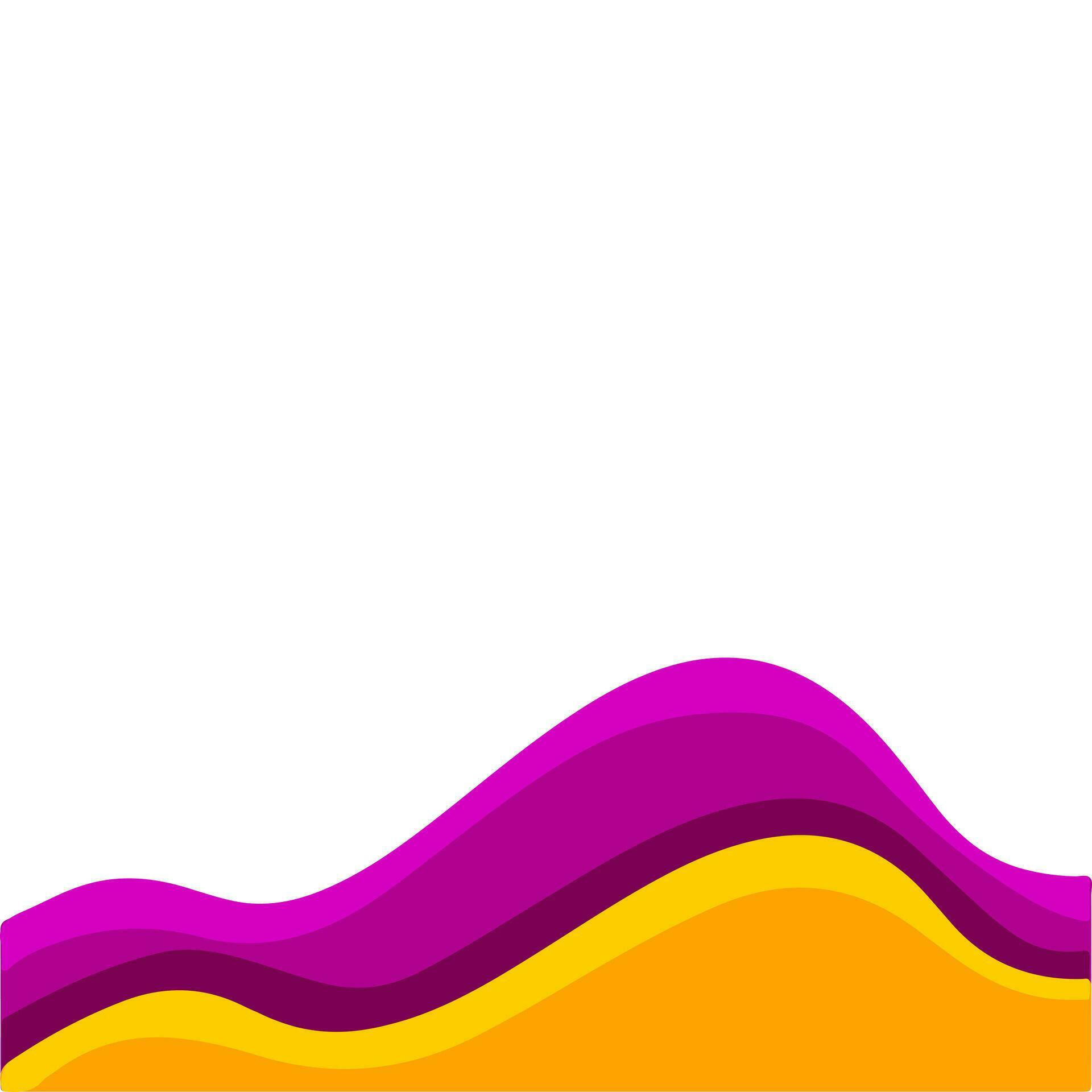 Vector Abstract Colorful Flowing Wave Lines Isolated On White Background Design Element For