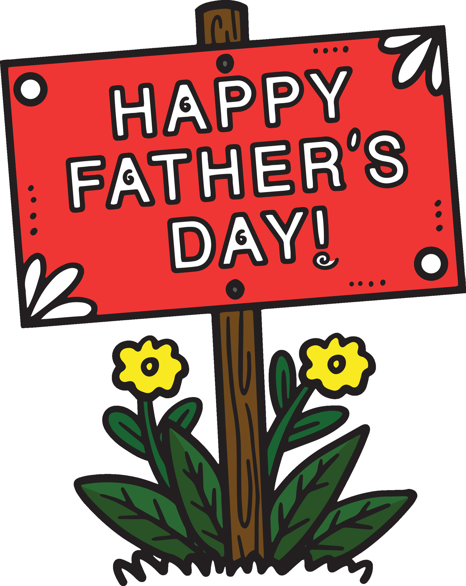 Happy Fathers Day Cartoon Colored Clipart 25374636 Vector Art at Vecteezy
