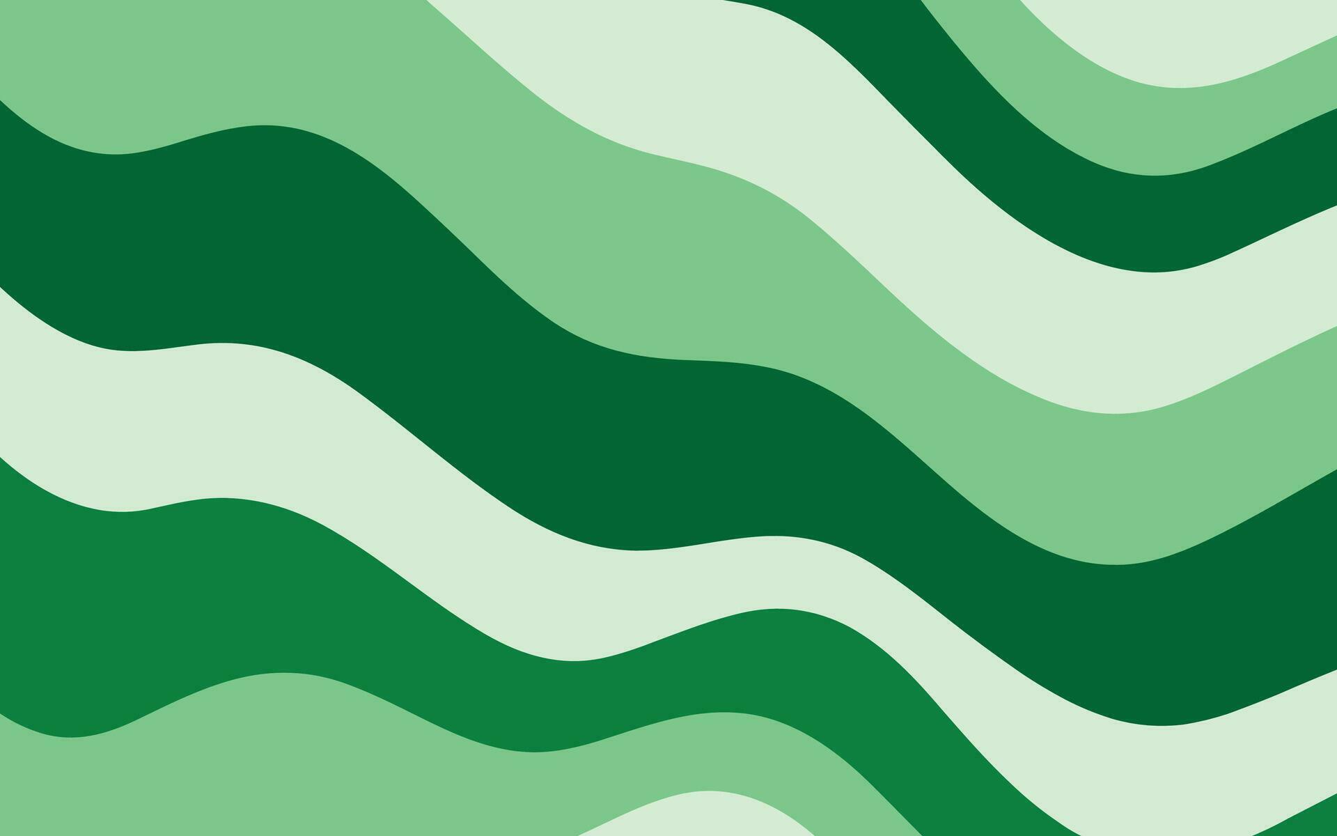 green and white wavy pattern in stock vector, in the style of funky and ...
