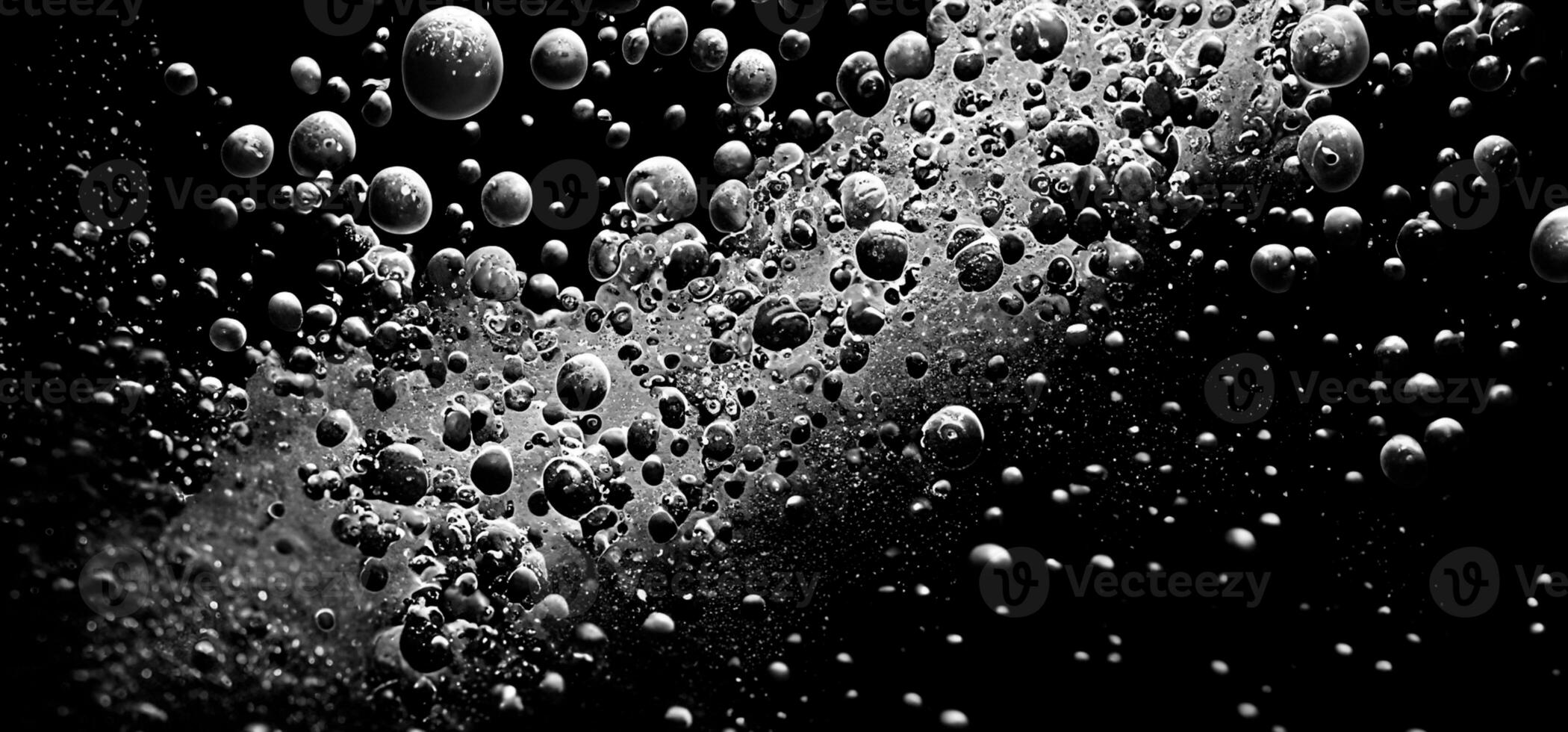 Soda water bubbles splashing underwater against black background. 25375291 Stock Photo at Vecteezy