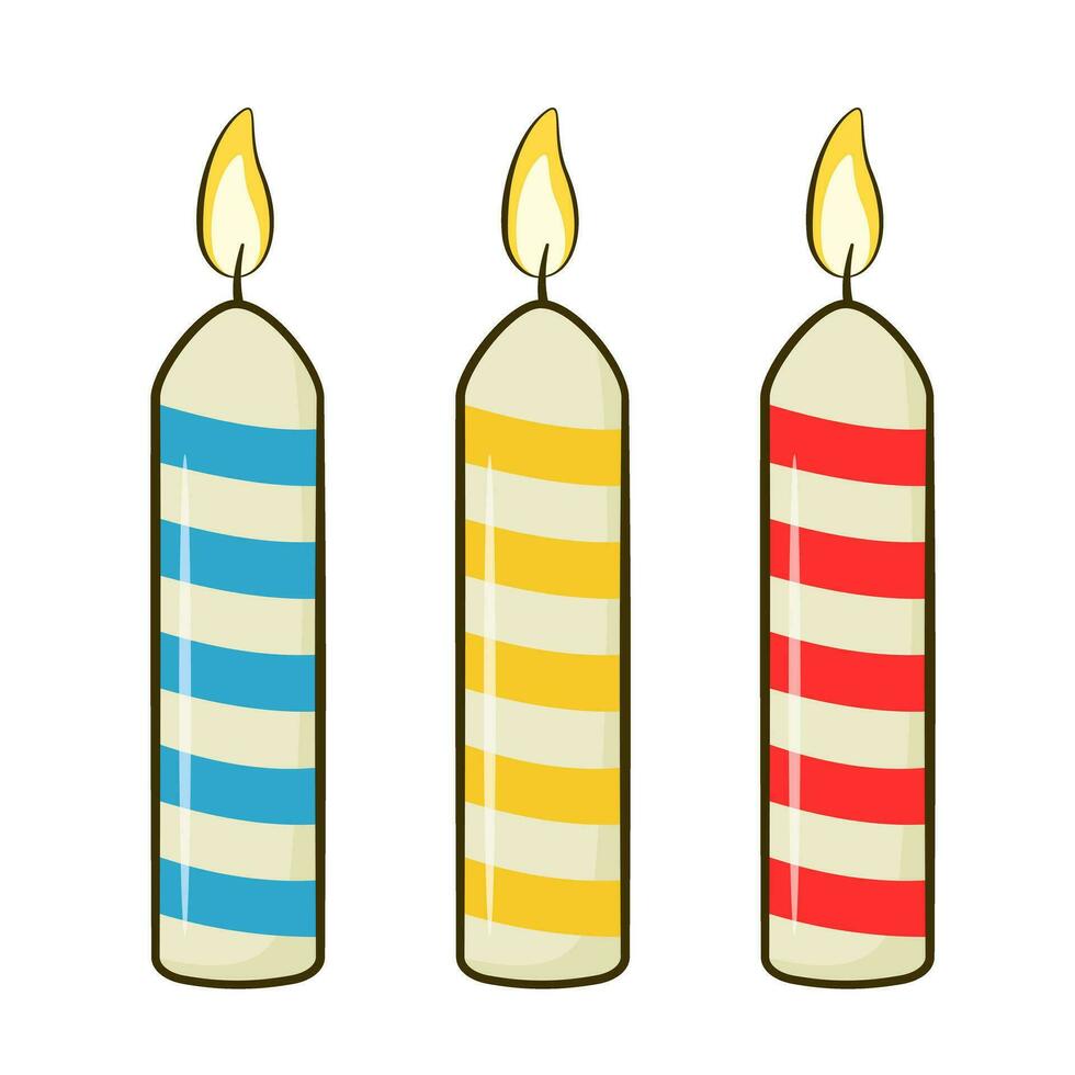 Clipart Birthday Cake Candles