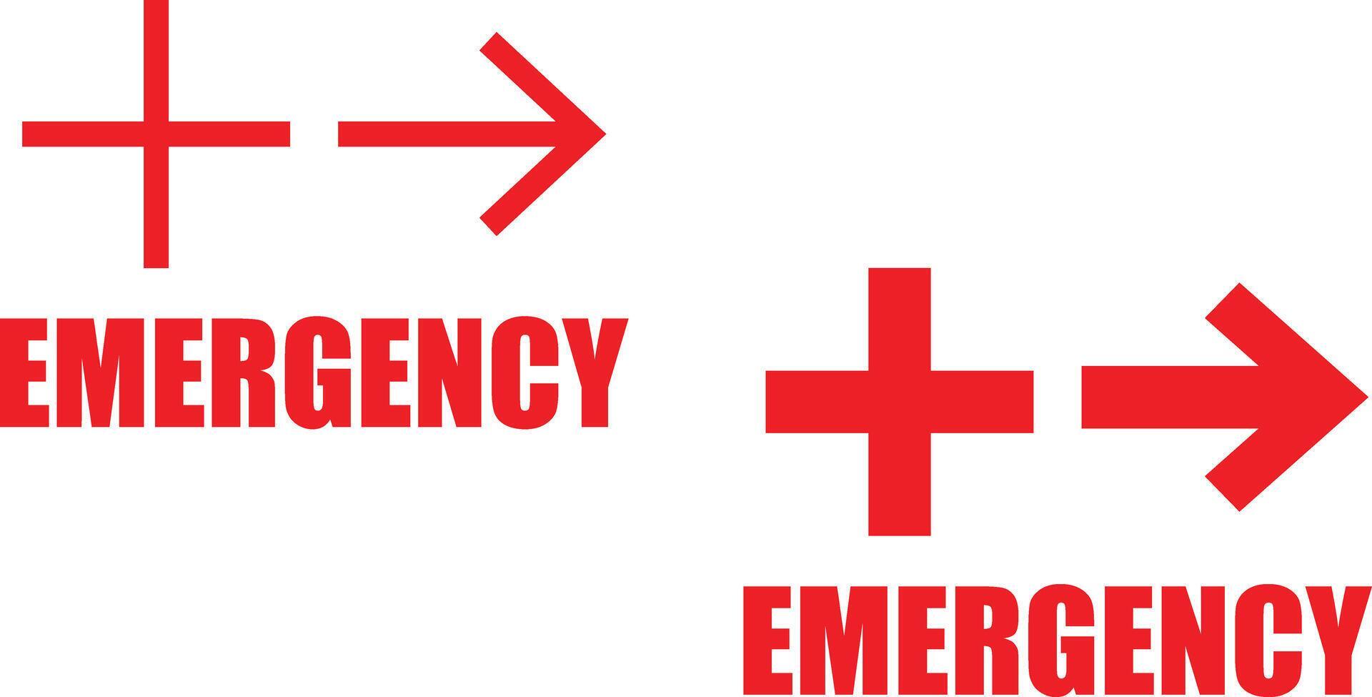 Emergency icon sheet, simple trendy flat style line and solid Isolated ...