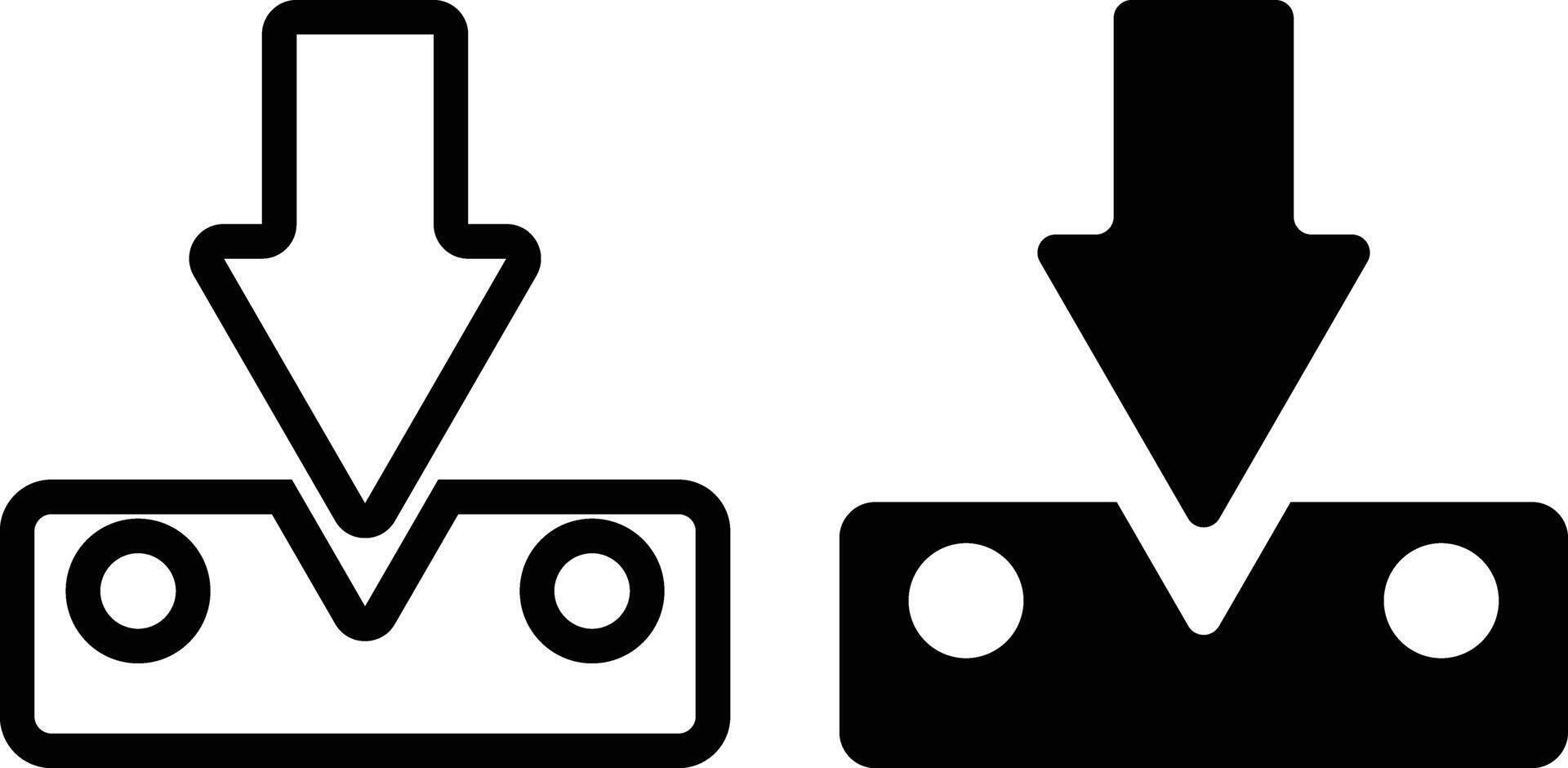 Download icon sheet, simple trendy flat style line and solid Isolated ...