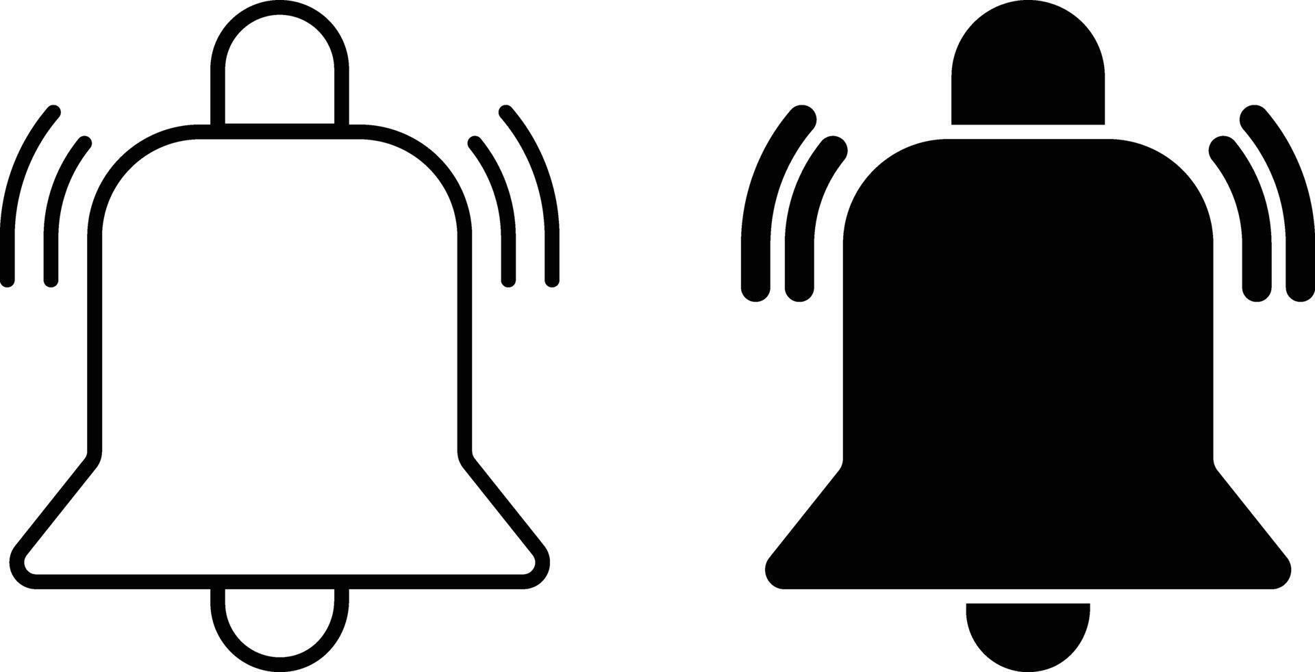 Notification icon sheet, simple trendy flat style line and solid ...