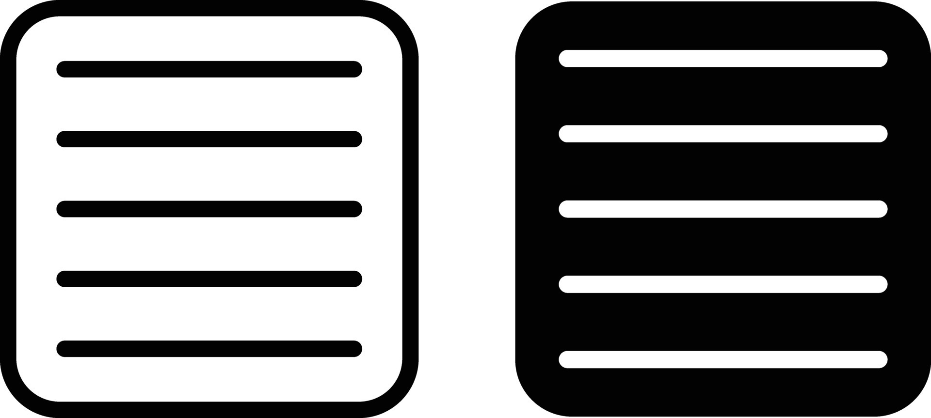 News icon sheet, simple trendy flat style line and solid Isolated ...