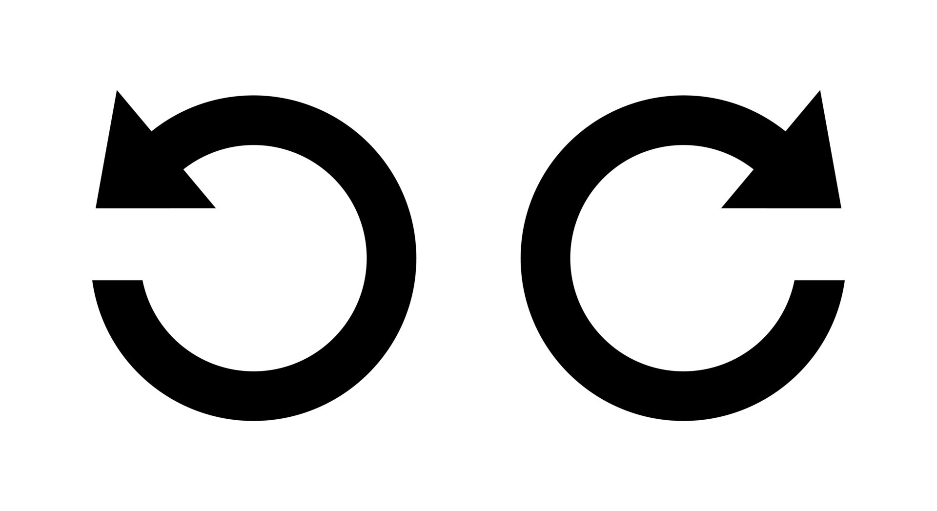 Redo and undo icon vector. Circular Arrow sign symbol 25379523 Vector ... Redo and undo icon vector. Circular Arrow sign symbol 25379523 Vector ...