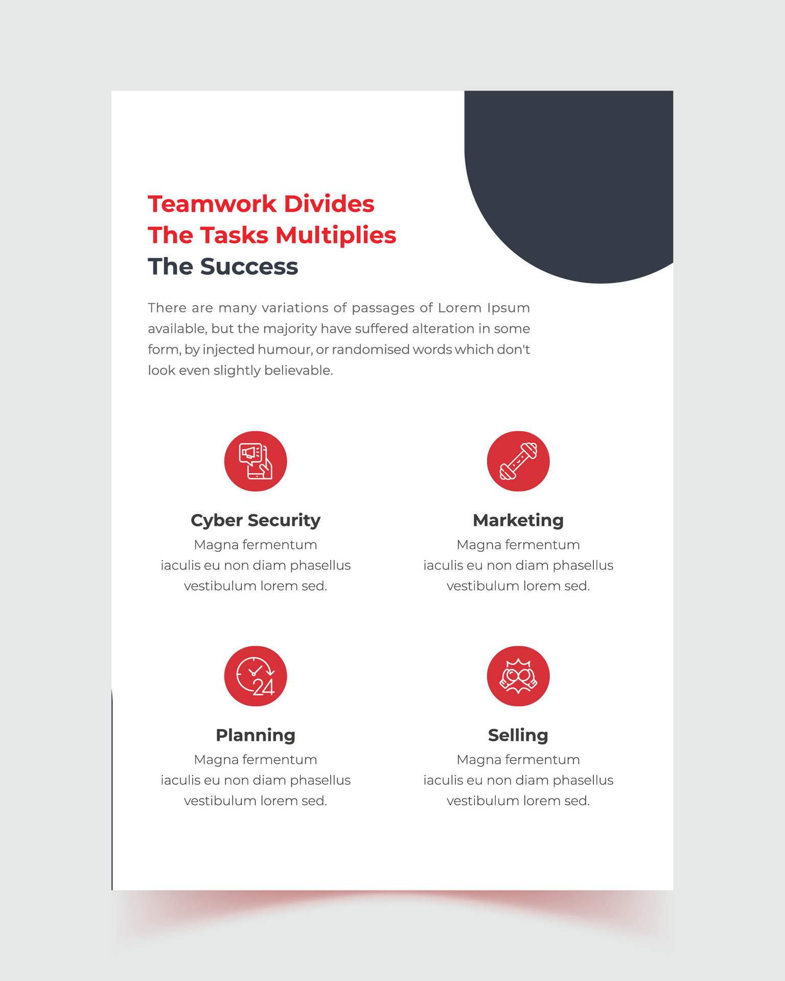 Brochure Template Layout Minimal Template Layout Design Report