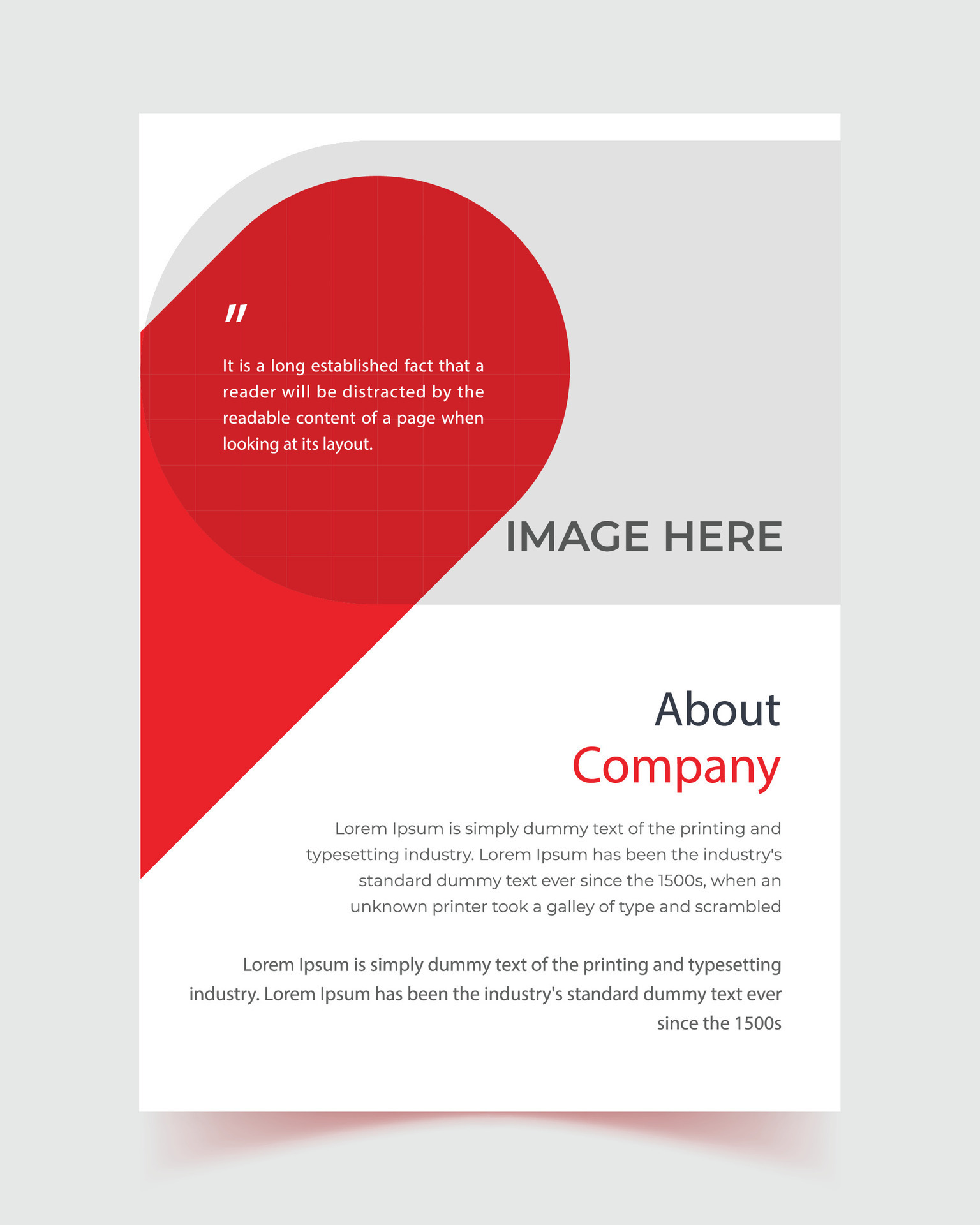 Brochure Template Layout Booklet Business Proposal Design Minimal Business Profile Template