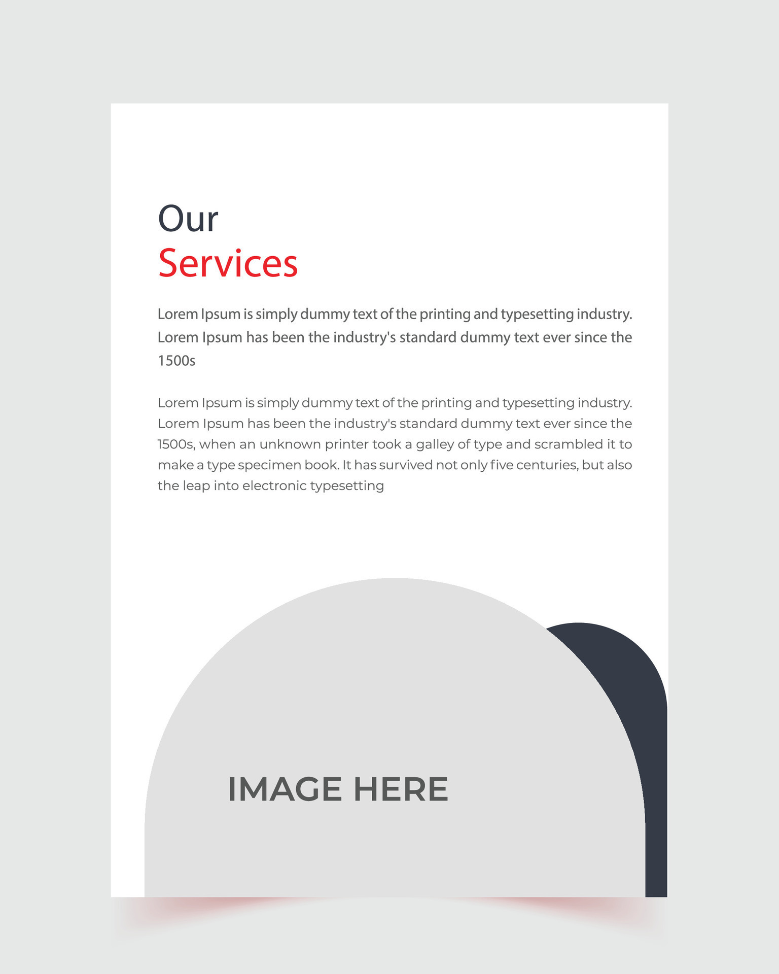 Brochure Template Layout Design Booklet Business Proposal Minimal Business Profile Template