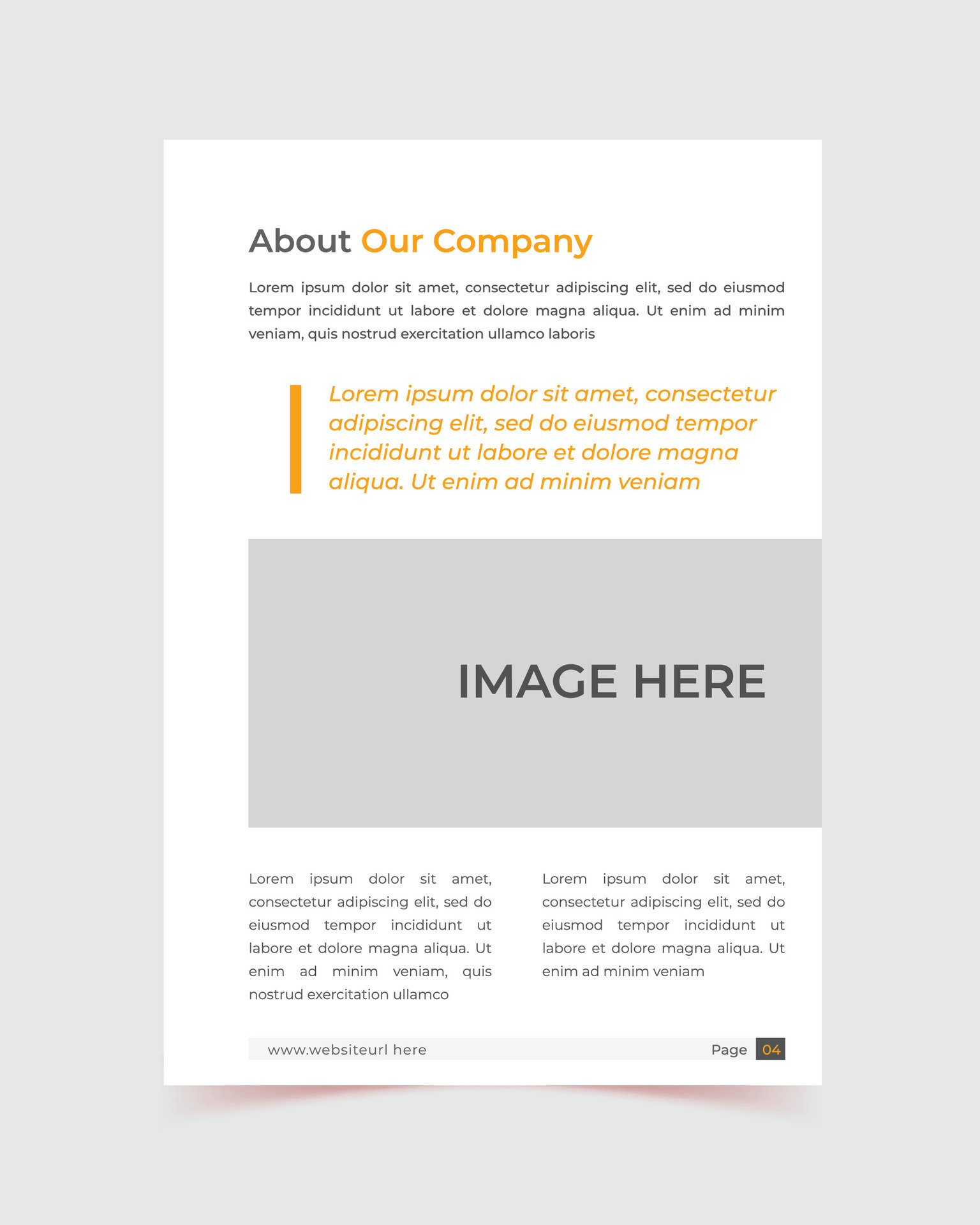 Brochure Template Layout Design Pages Brochure Annual Report