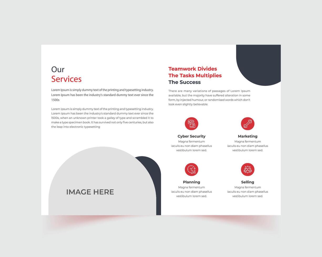 Brochure Template Layout Booklet Business Proposal Annual Corporate Brochure Design Minimal