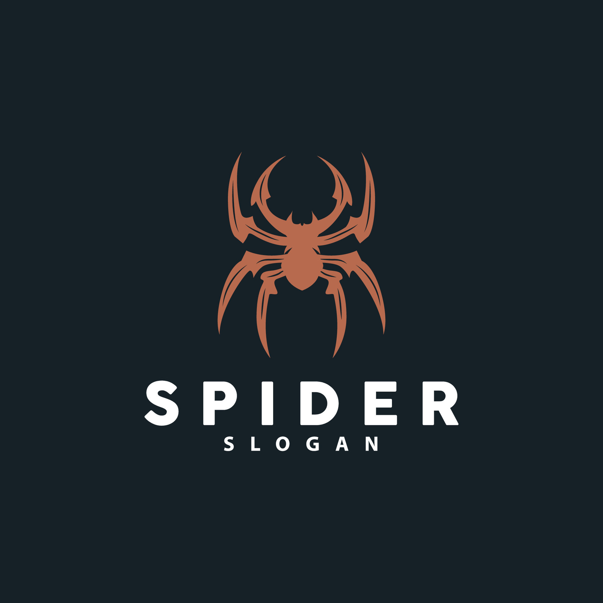 Spider Logo, Insect Animal Vector, Premium Vintage Design, Icon ...