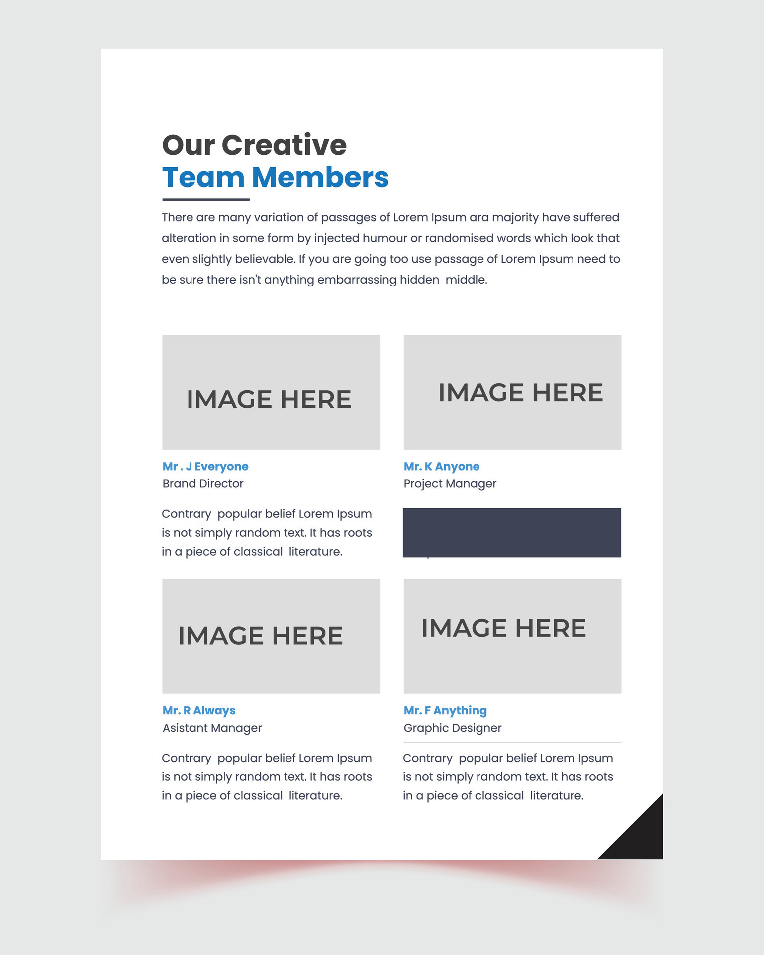 Brochure Template Layout Design Brochure Annual Report Minimal Template Layout Design