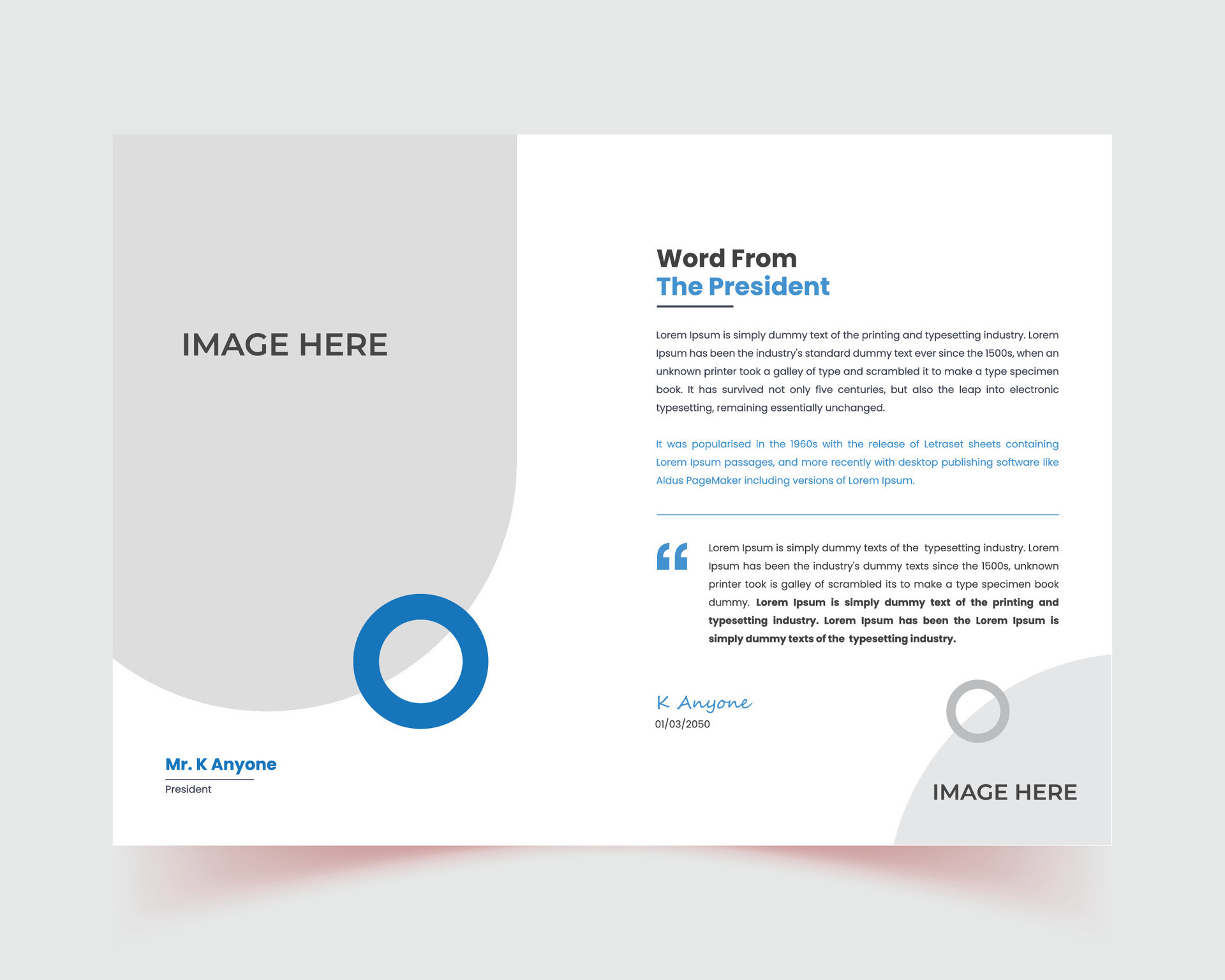 Company Profile Set Brochure Template Layout Design Set Minimal Template Layout Design