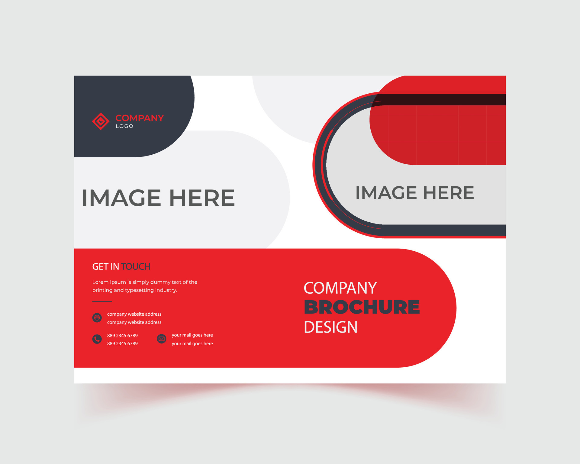 Brochure Template Layout Booklet Business Proposal Minimal Template