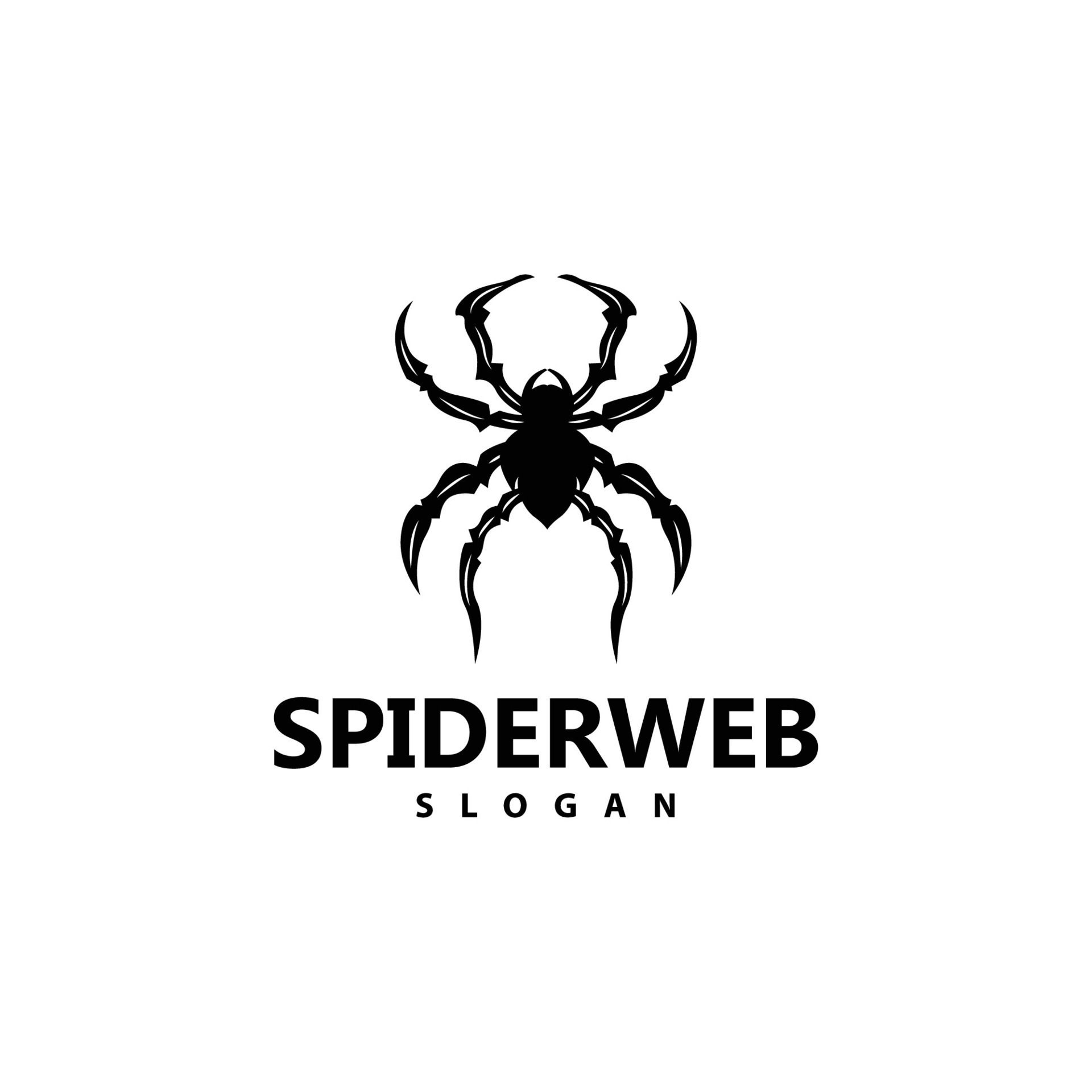 Spider Logo, Insect Animal Vector, Premium Vintage Design, Icon ...