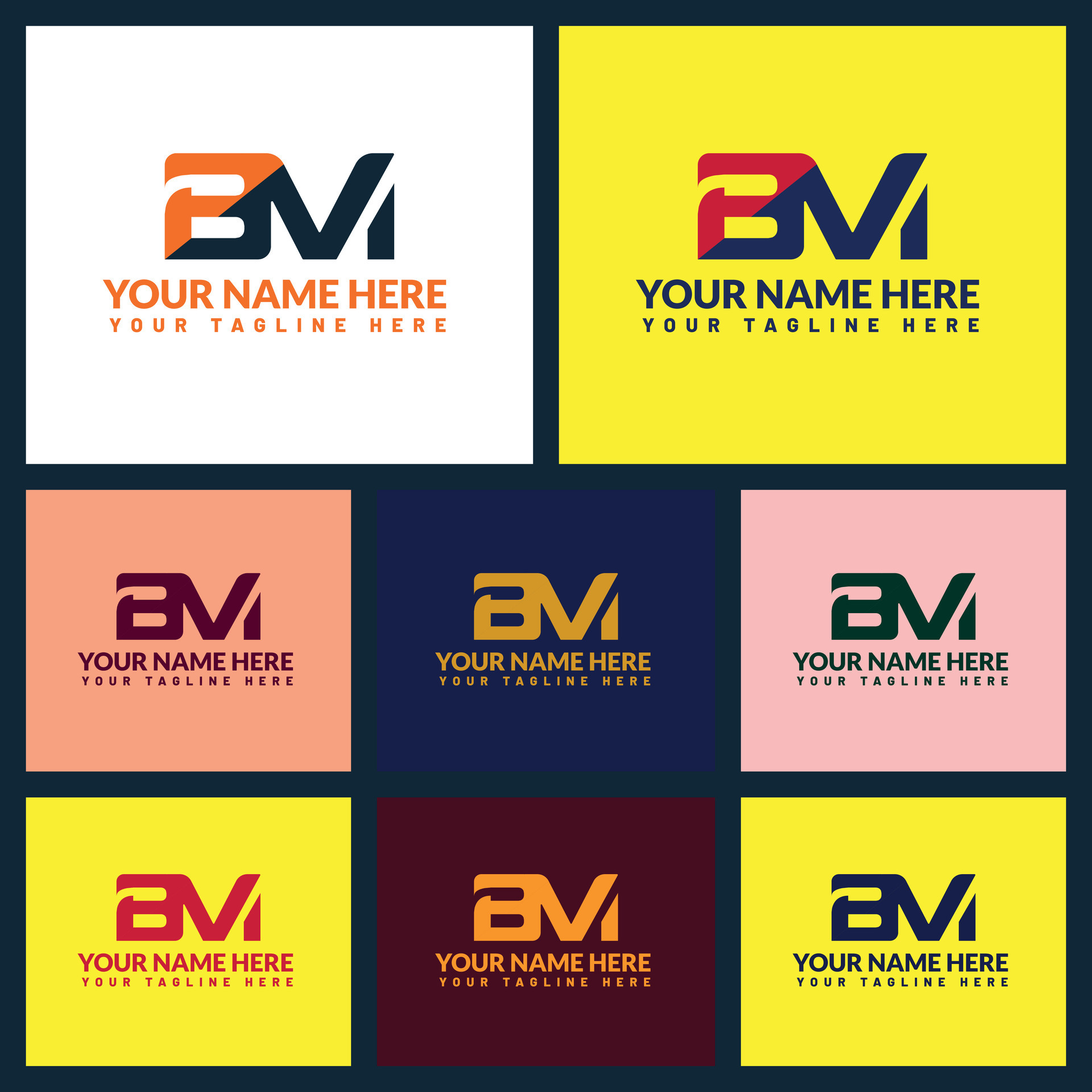 Bm letter logo or bm text logo and bm word logo design. 25389069 Vector Art at Vecteezy