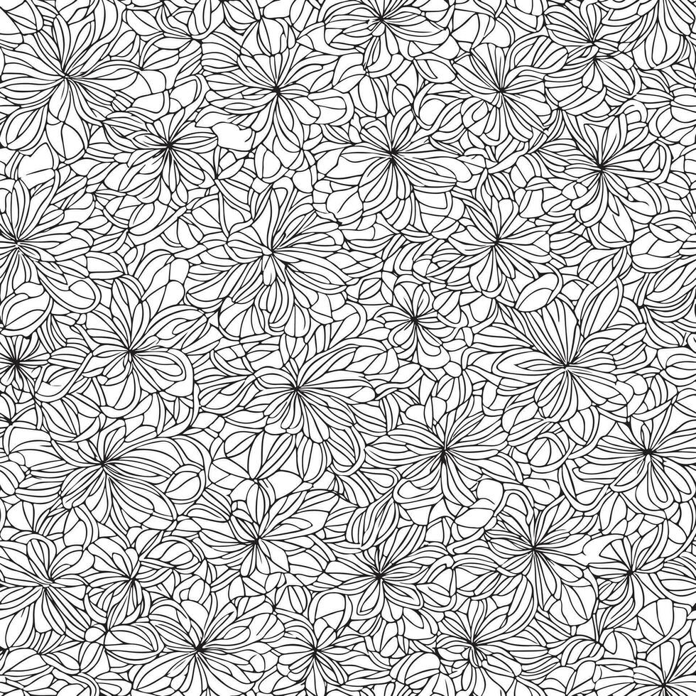 Floral Seamless Pattern Diagonal Flower Lines Pattern Background Flat