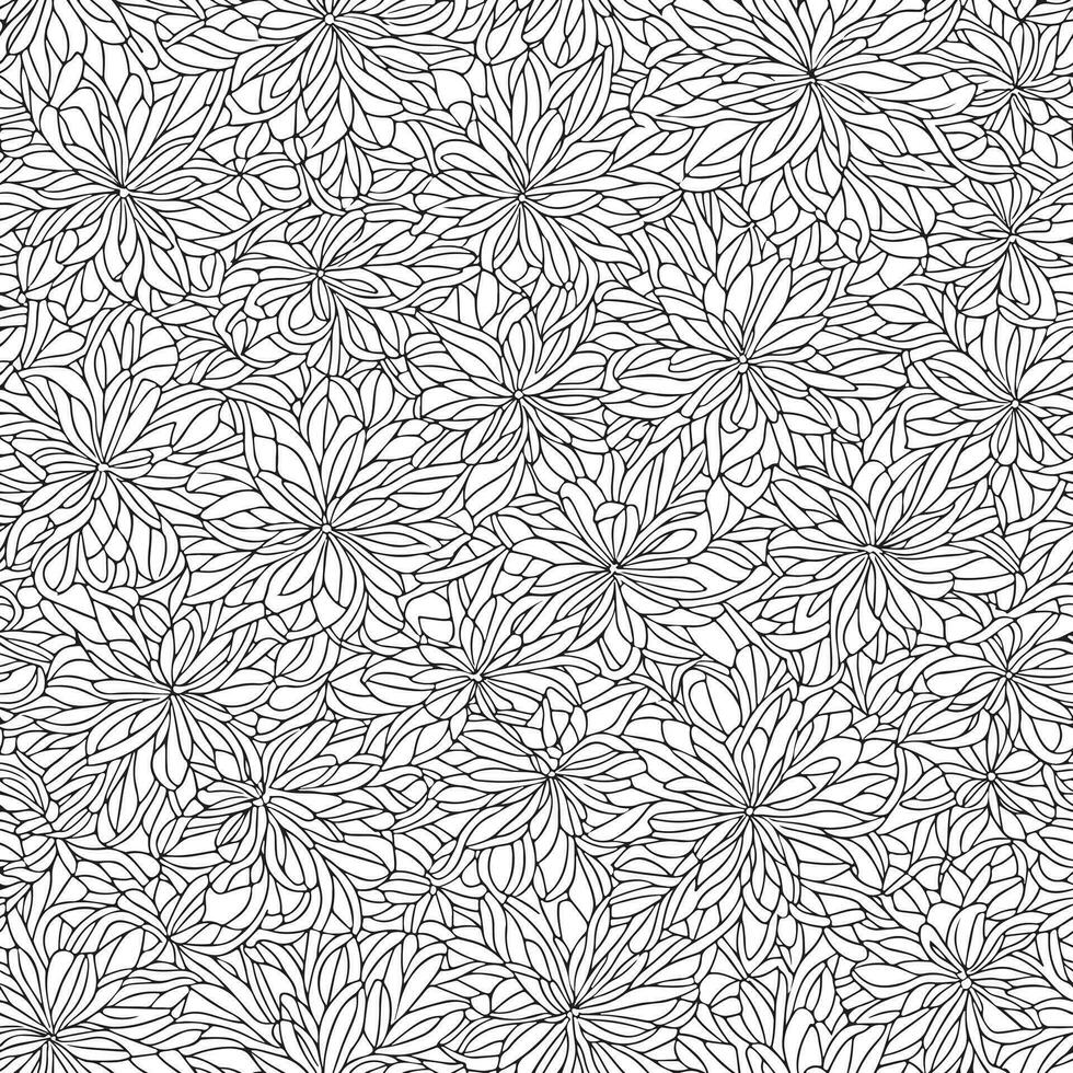 Floral Seamless Pattern Diagonal Flower Lines Pattern Background Flat