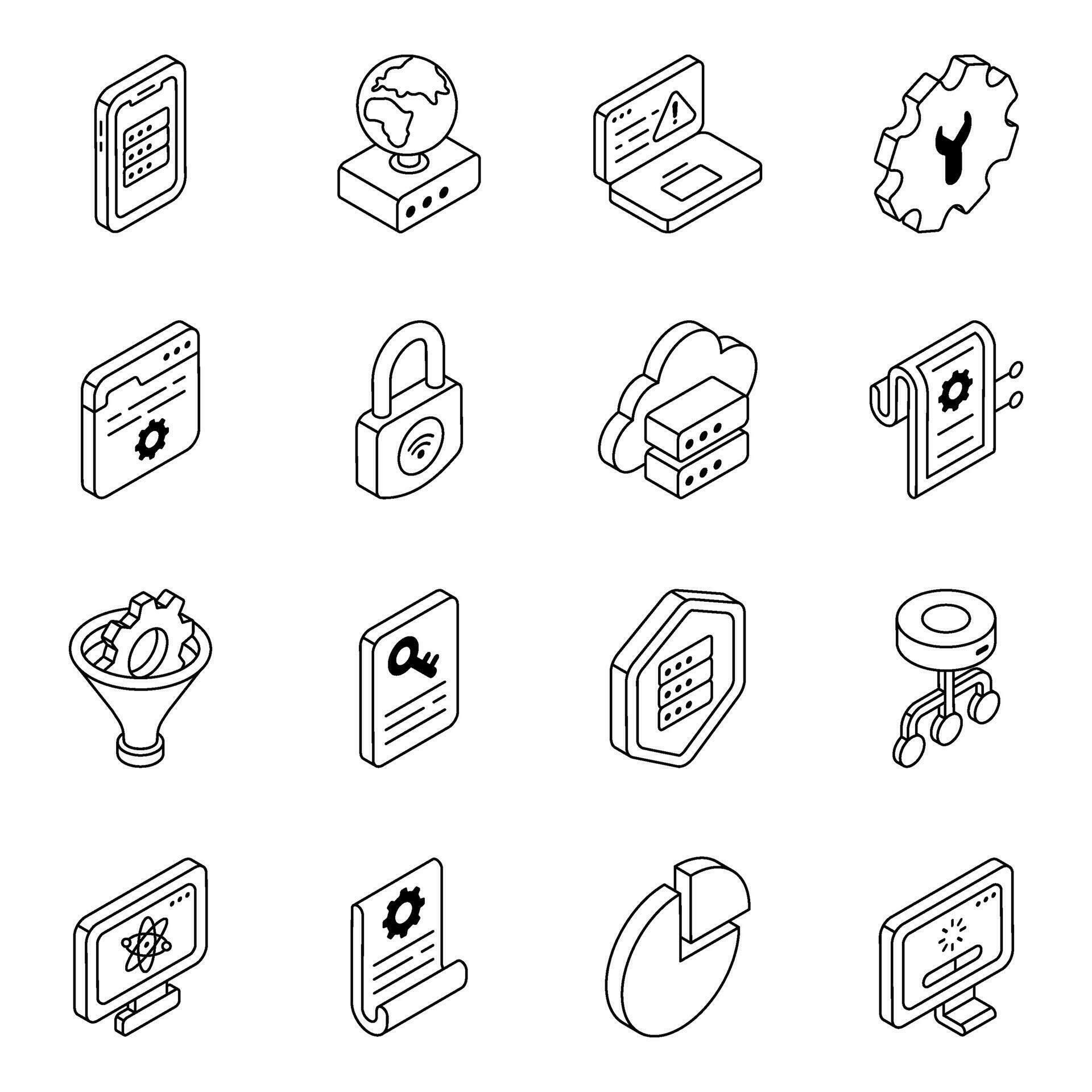 Pack of Data Linear Icons 25392356 Vector Art at Vecteezy Pack of Data Linear Icons 25392356 Vector Art at Vecteezy