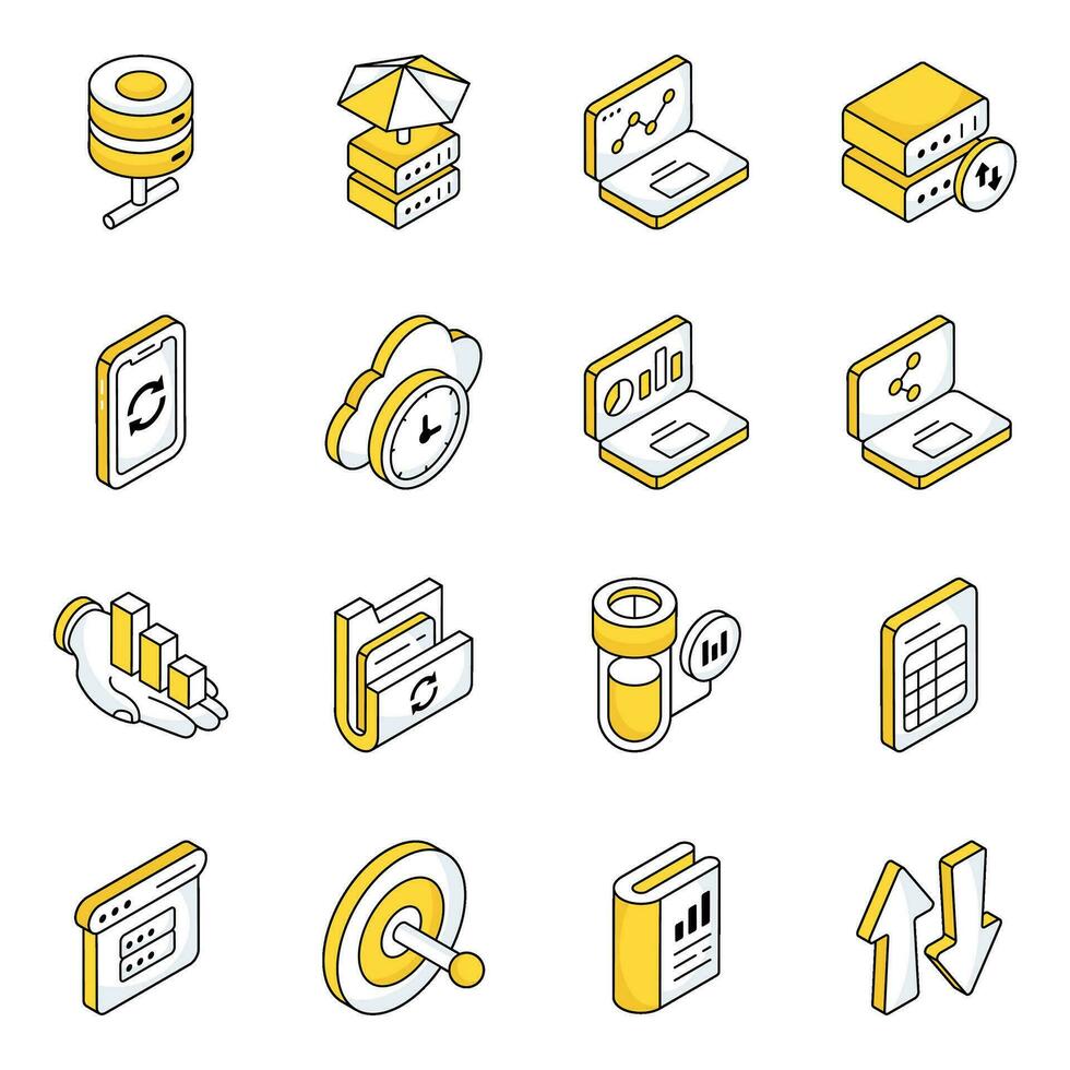 Pack of Business and Data Flat Icons 25392381 Vector Art at Vecteezy