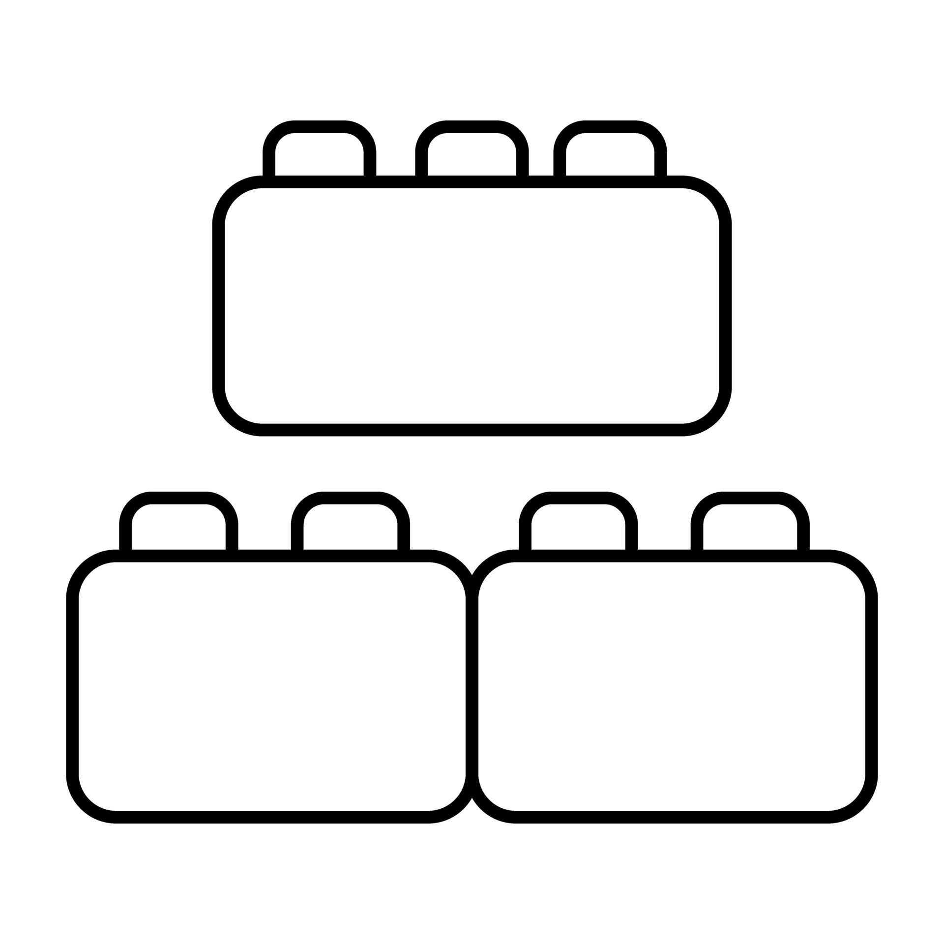 Modern design icon of building blocks 25393694 Vector Art at Vecteezy