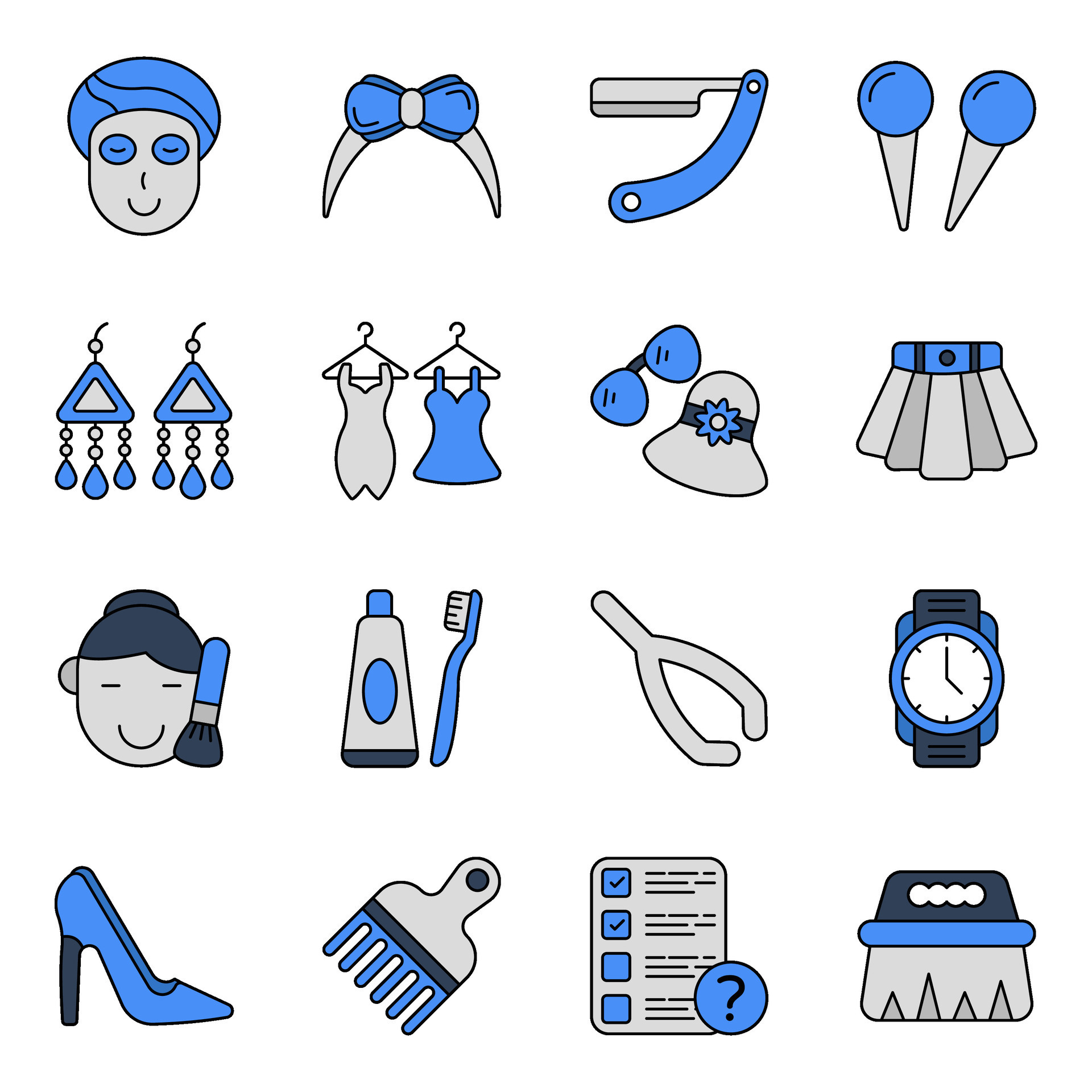 Pack Of Fashion Accessories Flat Icons 25394138 Vector Art At Vecteezy pack-of-fashion-accessories-flat-icons-25394138-vector-art-at-vecteezy