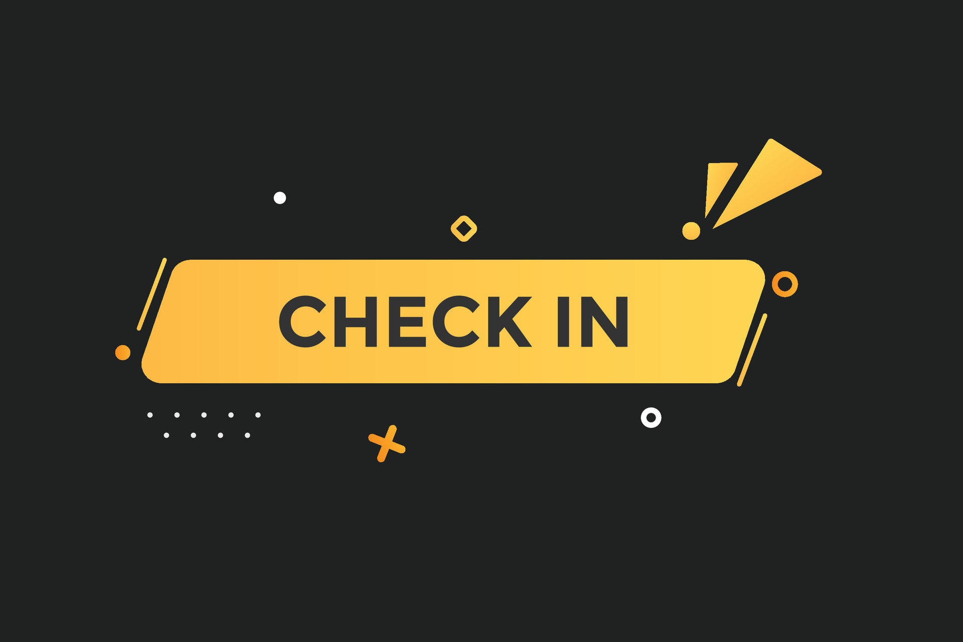 check in customize vectors, sign, level bubble speech check in 25394421 ...