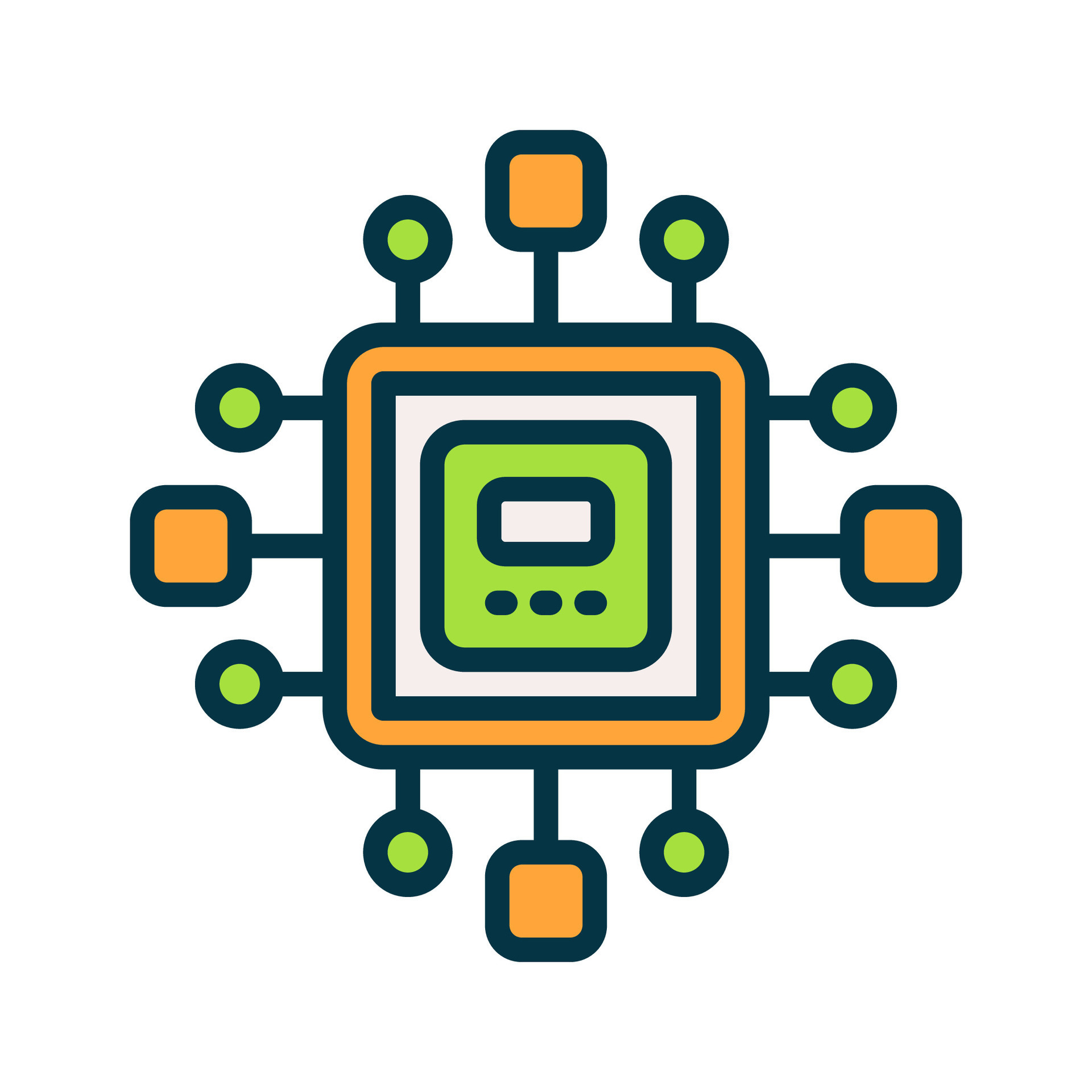 processor icon for your website, mobile, presentation, and logo design ...