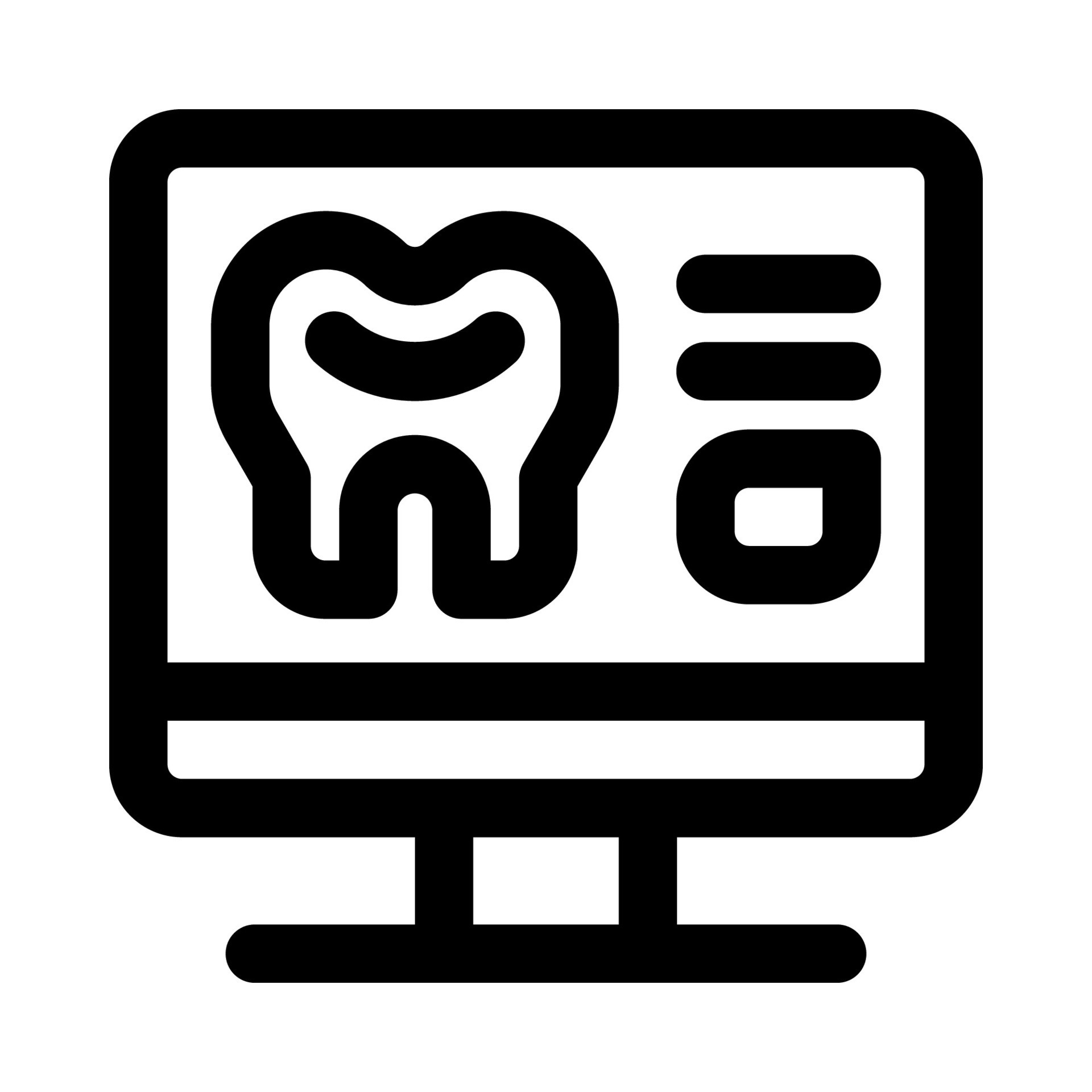 monitoring icon for your website, mobile, presentation, and logo design ...