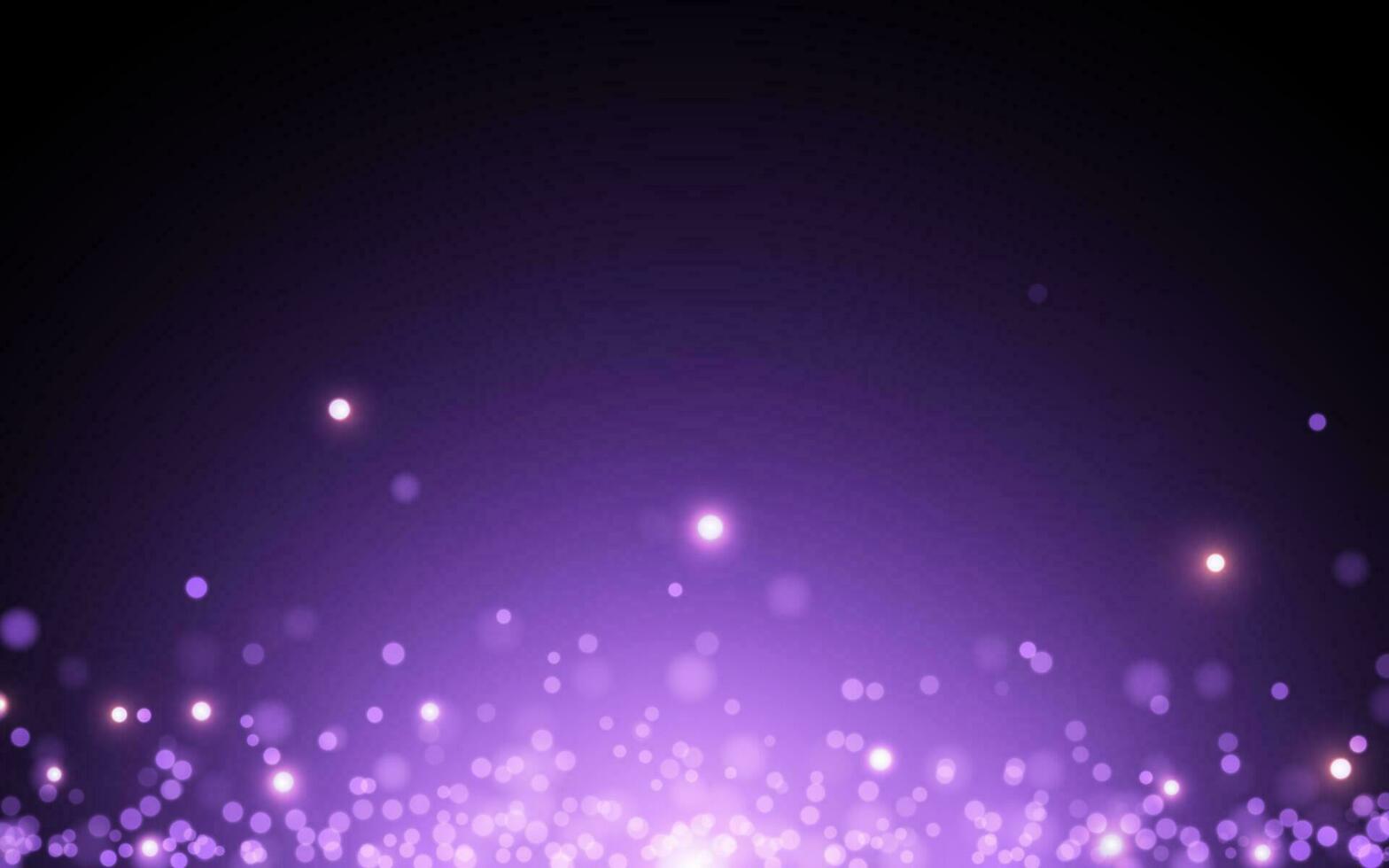 Purple Bokeh Soft Light Abstract Backgrounds Vector Eps 10 Illustration Bokeh Particles
