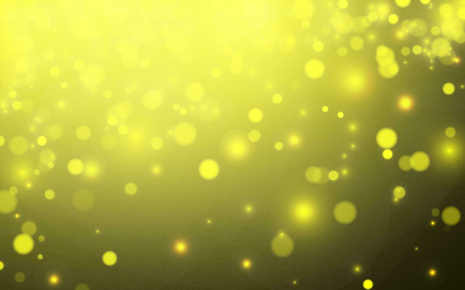 Yellow Luxury Bokeh Soft Light Abstract Backgrounds Vector Eps 10 Illustration Bokeh Particles