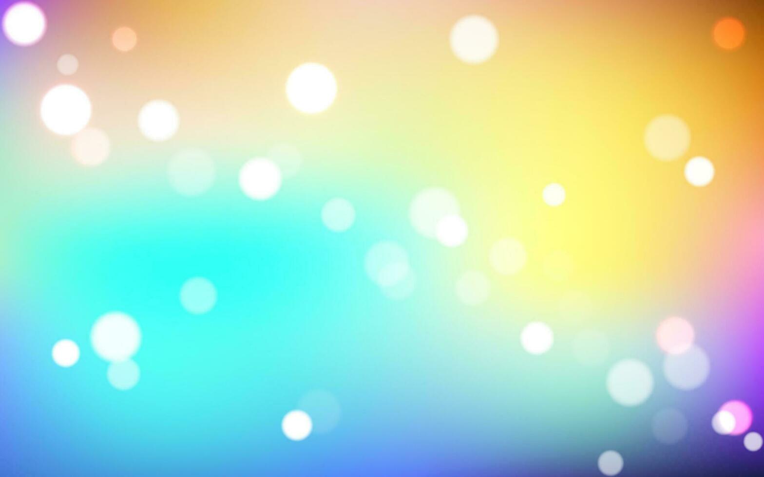 Colorful Rainbow Bokeh Soft Light Abstract Backgrounds Vector Eps 10 Illustration Bokeh